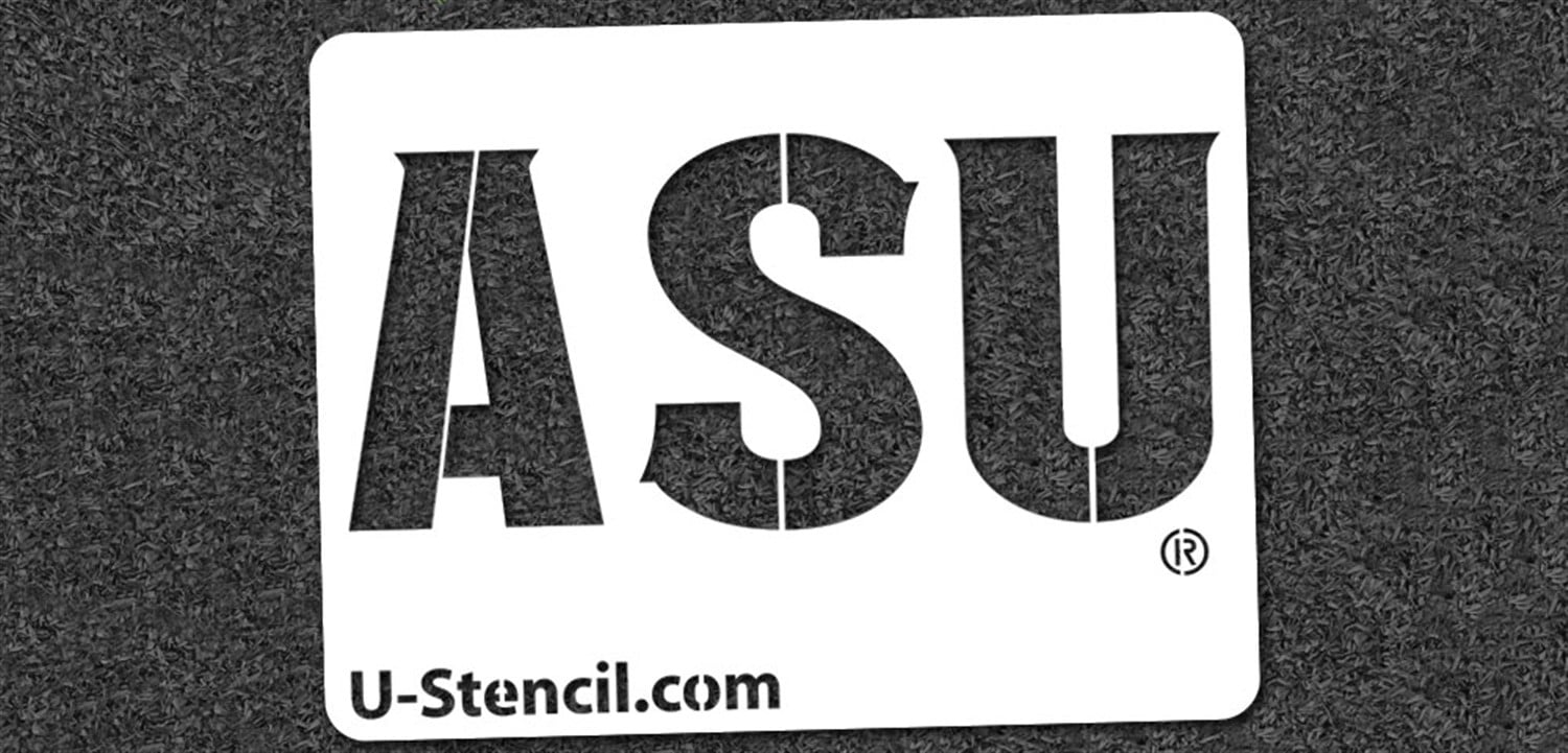 NCAA Arizona State Sun Devils Collegiate 'ASU' Mini Stencil Kit ...