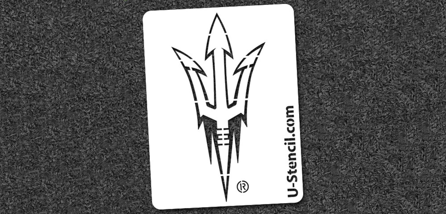NCAA Arizona State Sun Devils Collegiate Trident Mini Stencil Kit ...