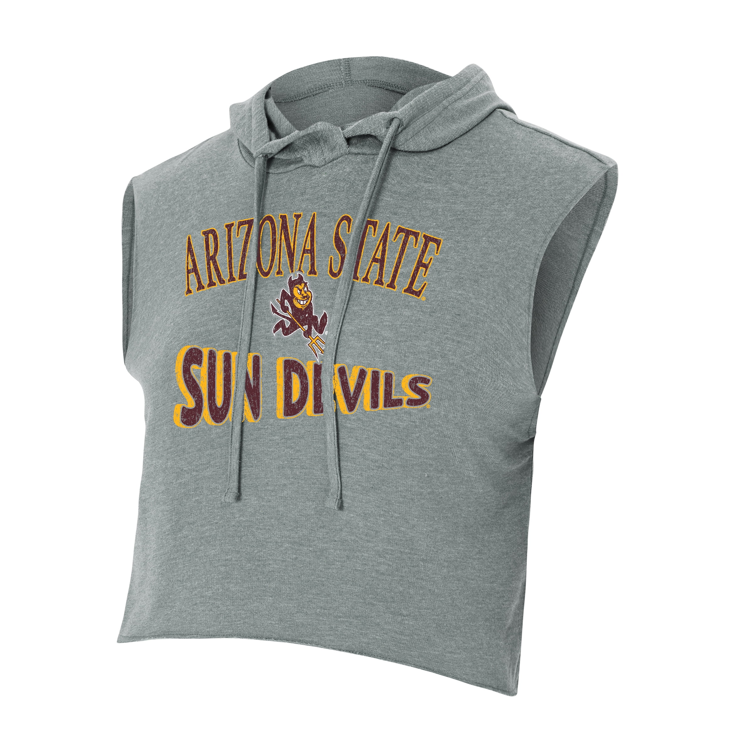 NCAA Arizona State Sun Devils Womens Grey Muscle Hood - Walmart.com