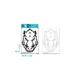 NCAA Arkansas Razorbacks Collegiate Tusk Face Multi-Purpose Stencil ...