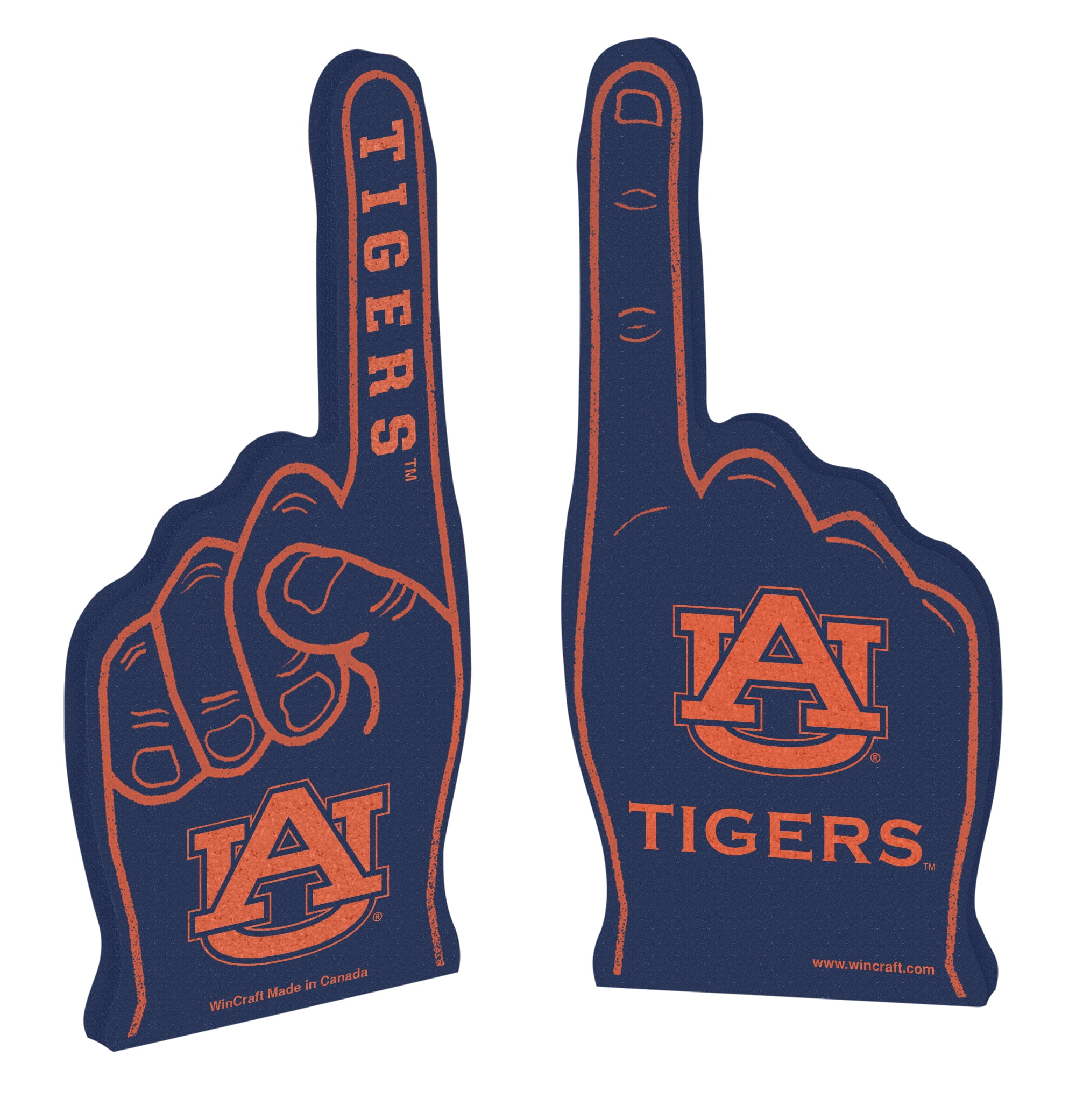 WinCraft NCAA Auburn Tigers 19 Inch Foam Finger Officially Licensed ...