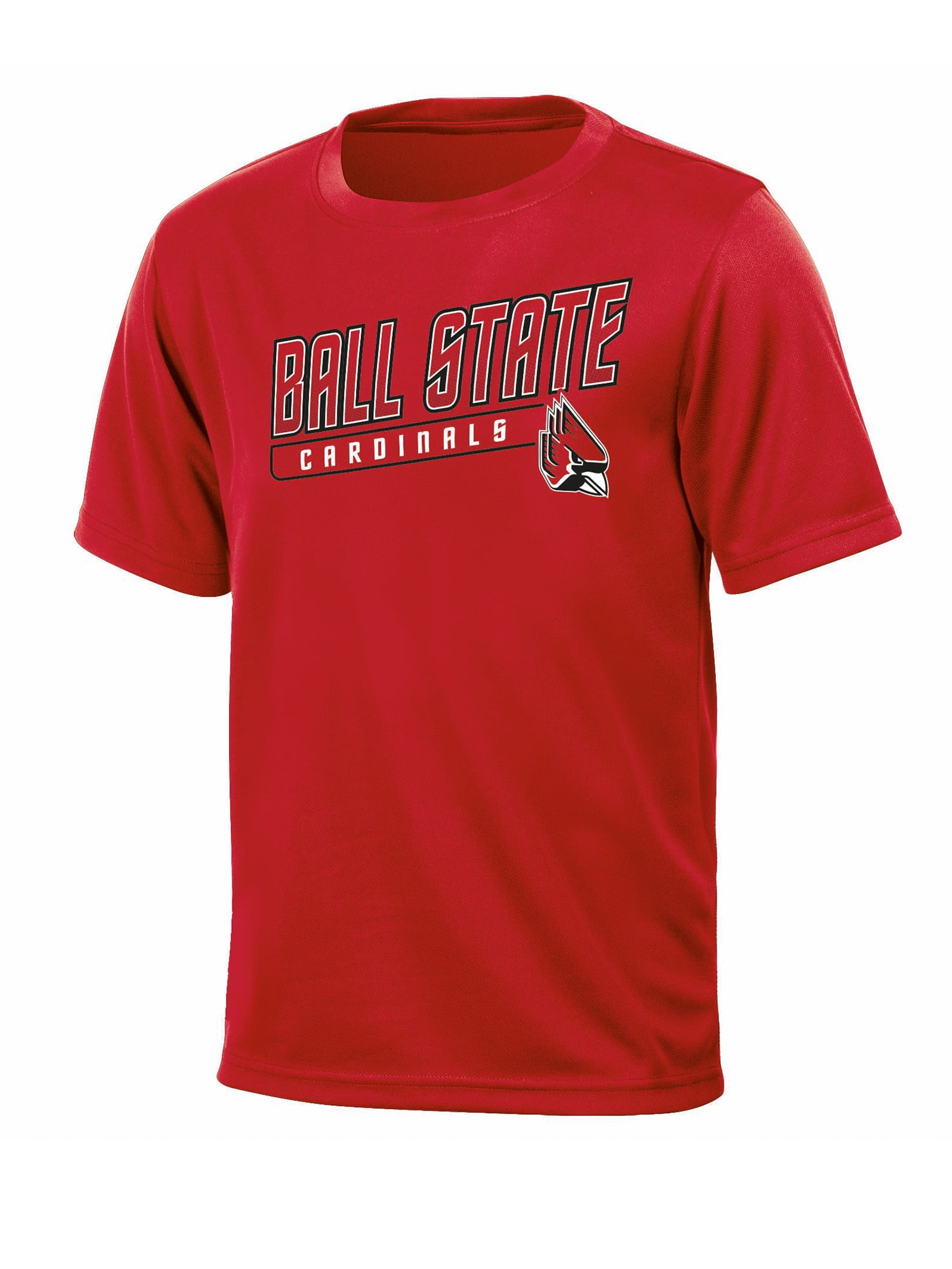 NCAA BALL STATE Boys Primry Color Synthetic SS TEE Up Diag - Walmart.com