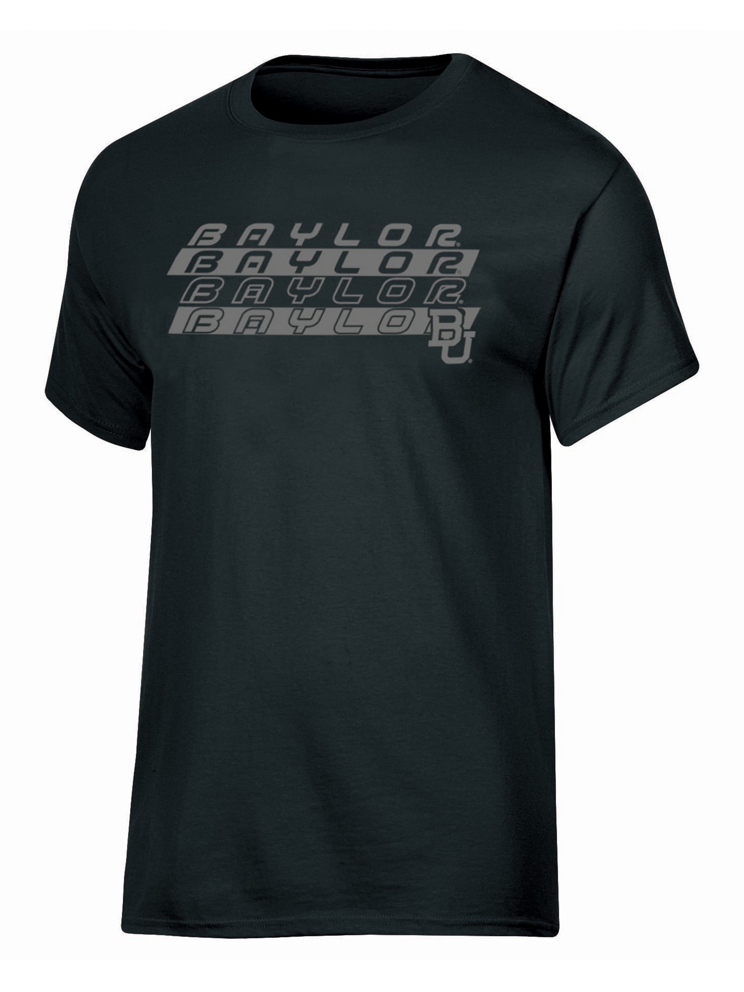 NCAA BAYLOR BEARS Mens Black Color Cotton SS TEE Repeat Tonal OPP ...