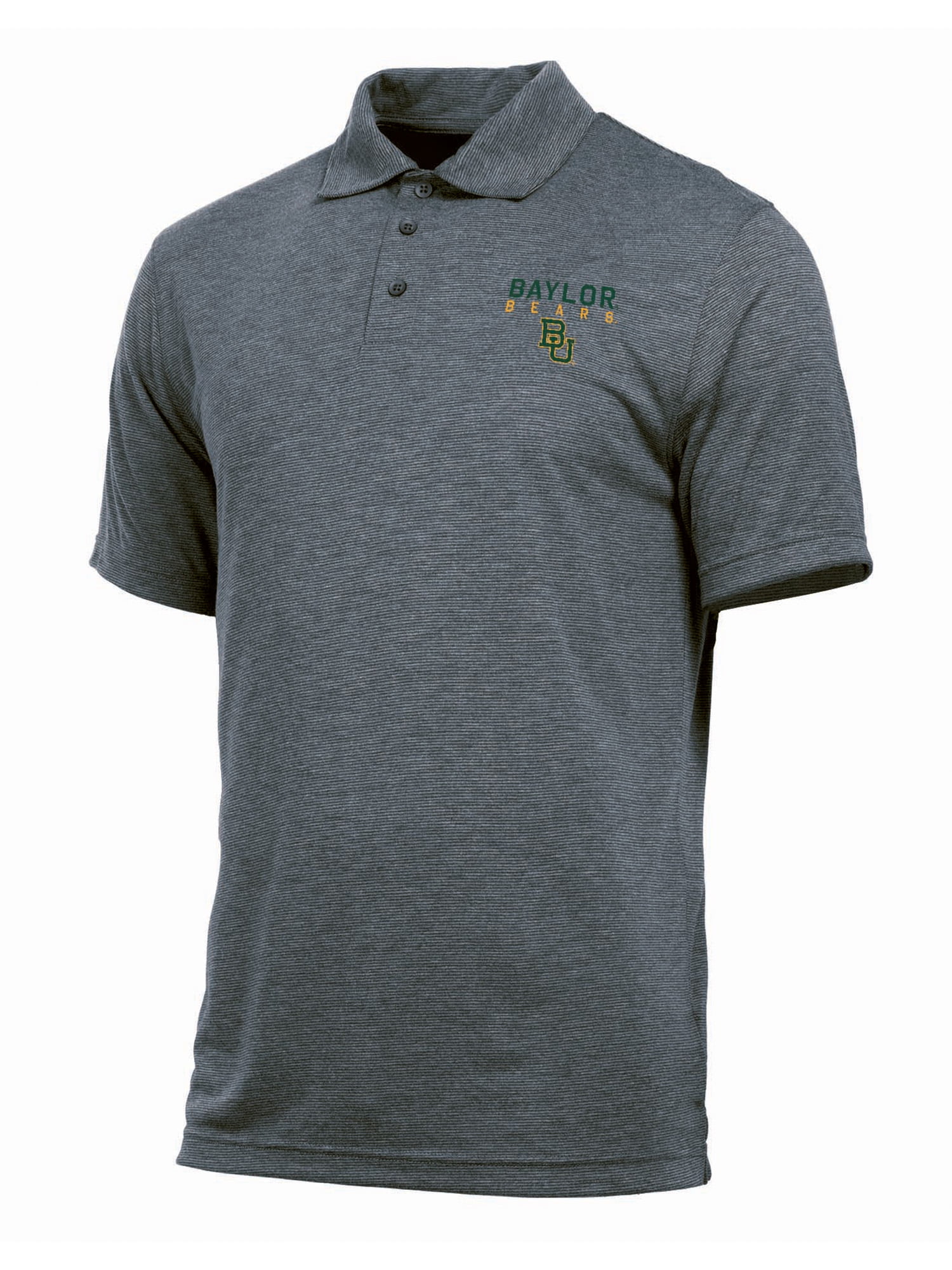 NCAA BAYLOR BEARS Mens Grey Color Synthetic POLO Striped - Walmart.com
