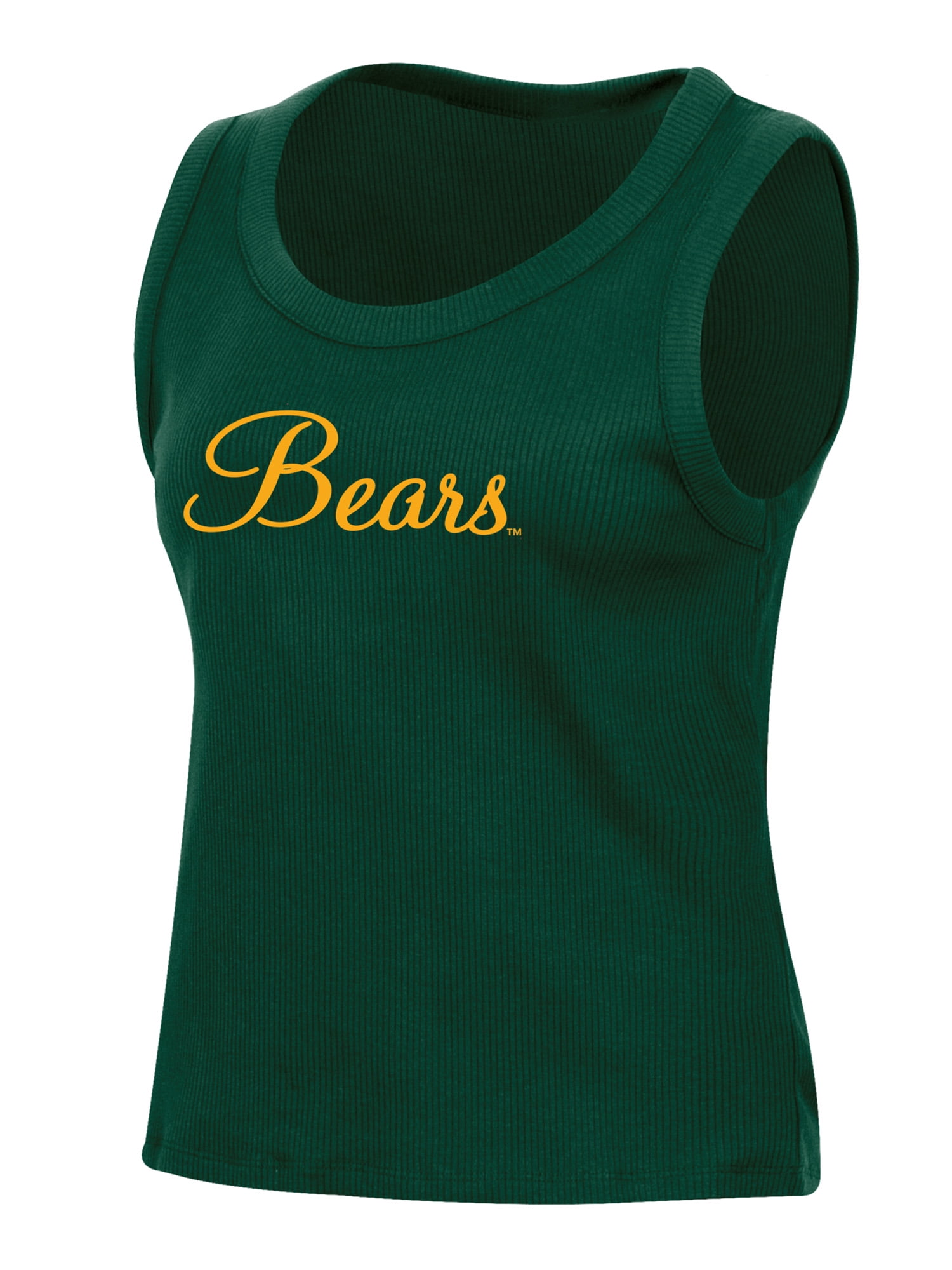 NCAA BAYLOR BEARS Womens Primry Color Cotton TNK Script Ribbed ...