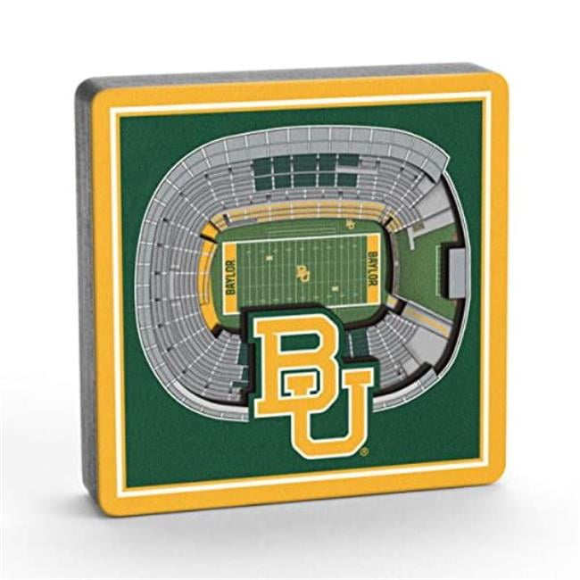 NCAA Baylor Bears 3D Stadiumview Magnets - Mclane Stadium - Walmart.com