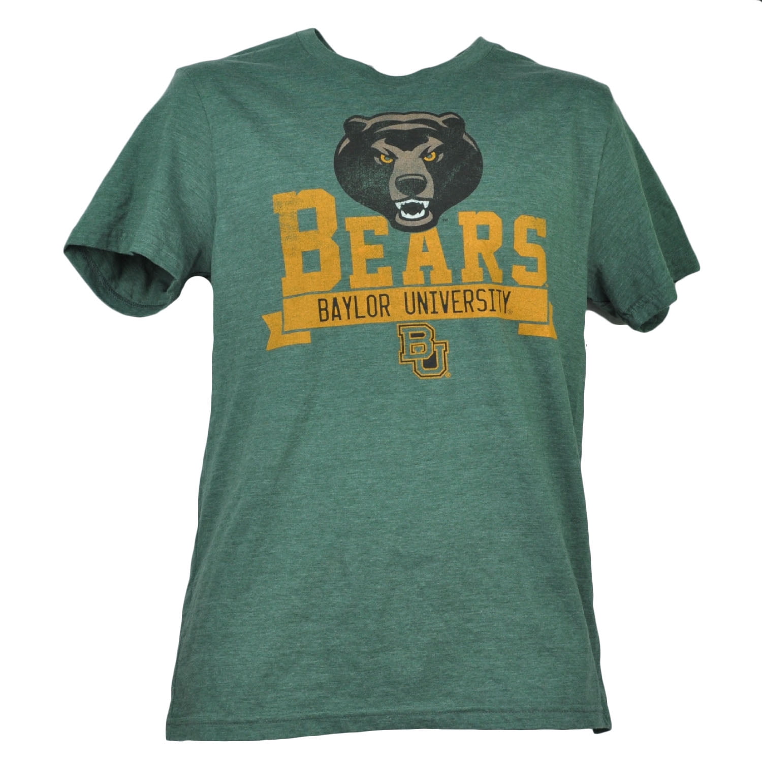 NCAA Baylor Bears Tshirt Tee Short Sleeve Crew Neck Sports Mens Green ...