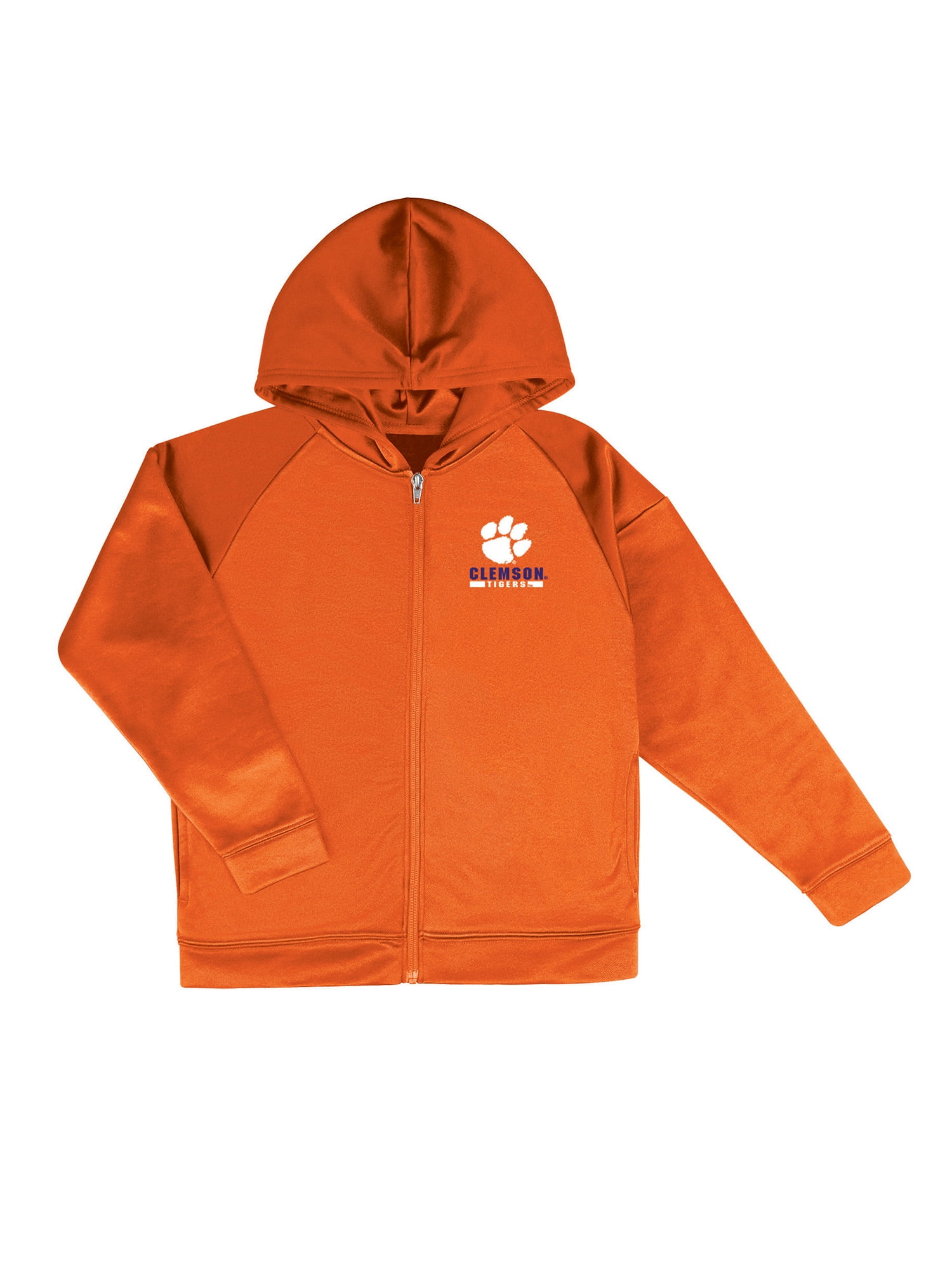 NCAA CLEMSON TIGERS Boys Primry Color Cotton Fleece HDY Full Zip ...