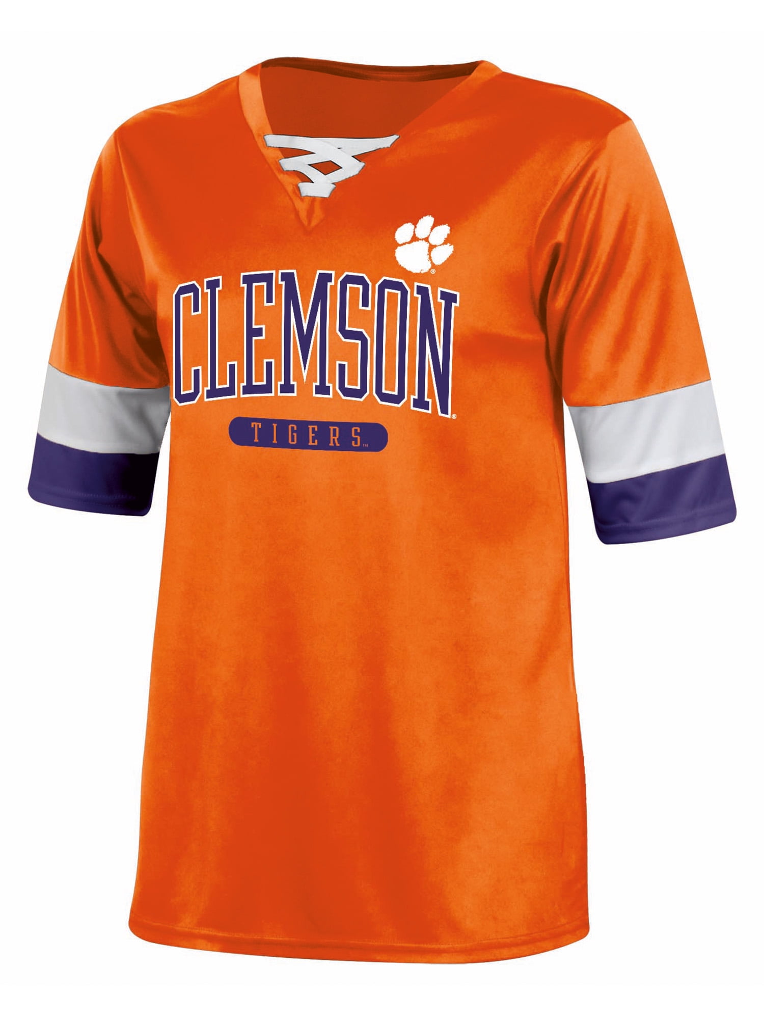 NCAA CLEMSON TIGERS Womens Primry Color Synthetic JSY Athena Lace up ...
