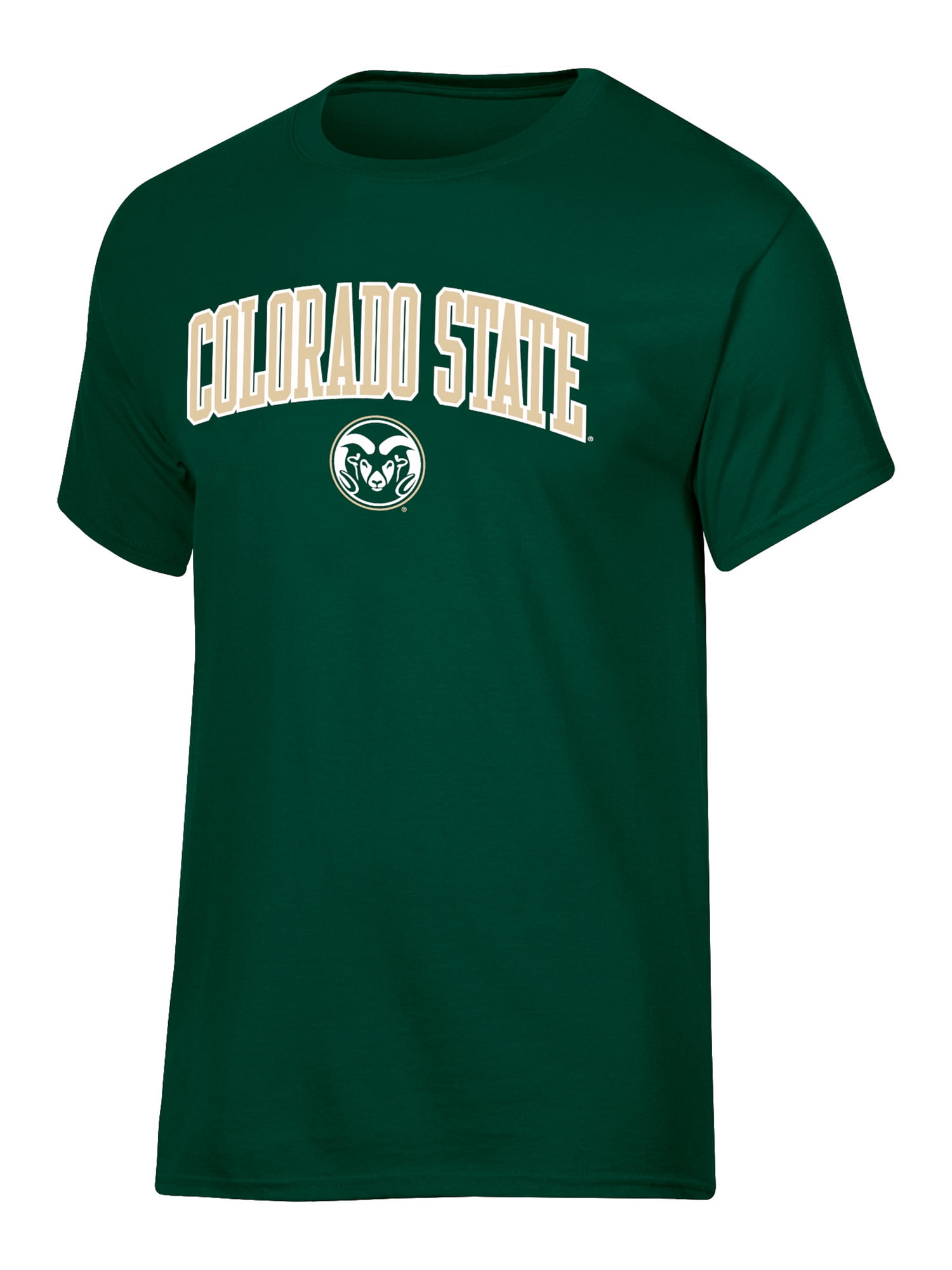 NCAA COLORADO STATE Mens Primry Color Cotton SS TEE Arch Over OPP ...