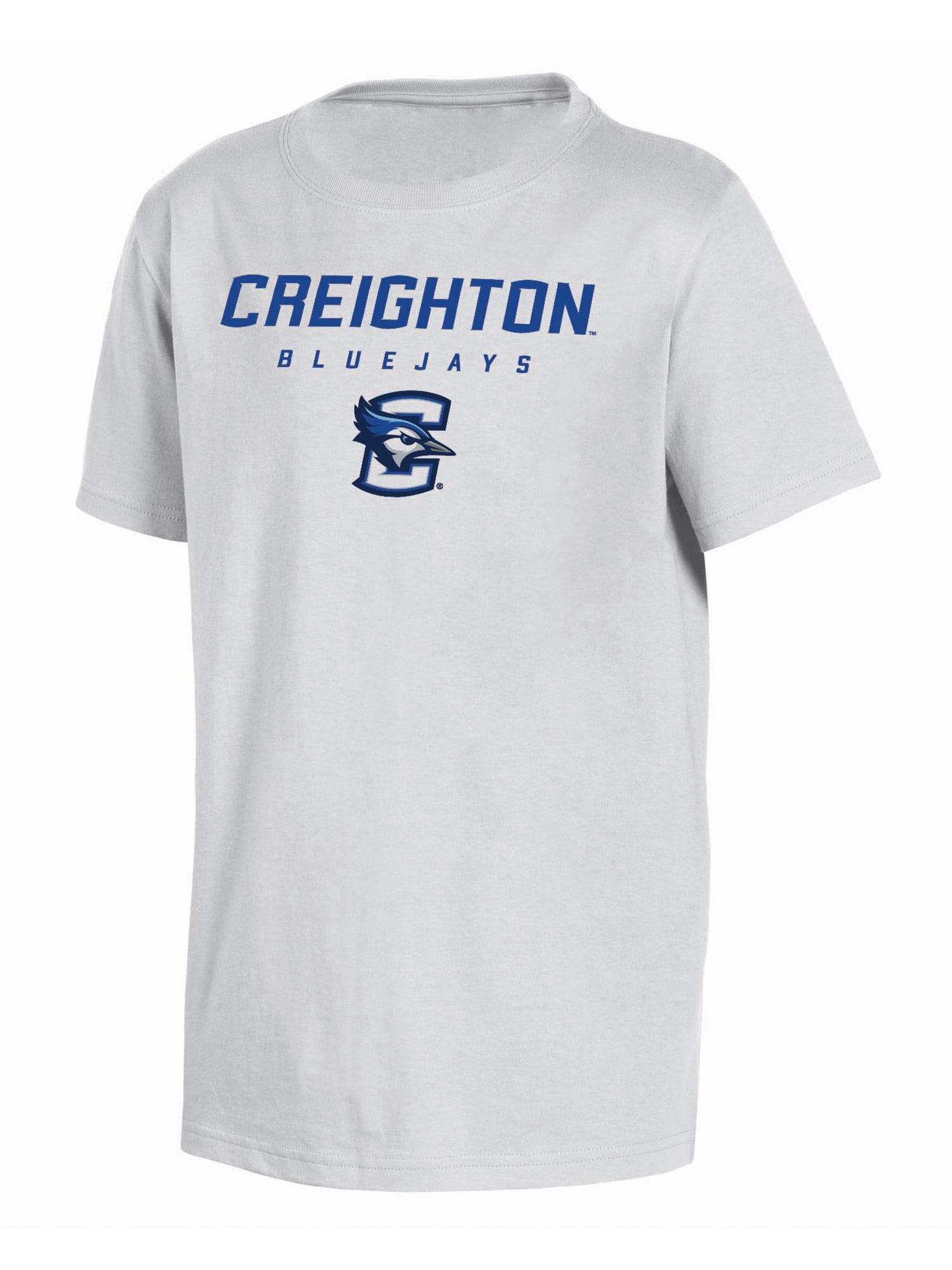 NCAA CREIGHTON BLUE JAYS Boys Altrnt Color Cotton SS TEE 3D Arch Over ...