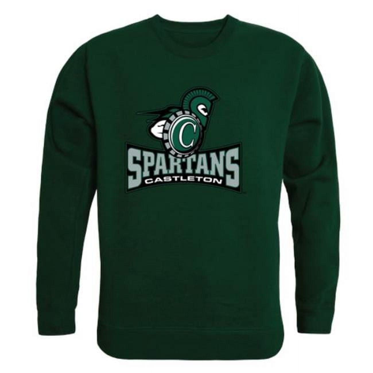 NCAA Castleton Spartans College Crewneck Sweater, Forest - 2XL ...