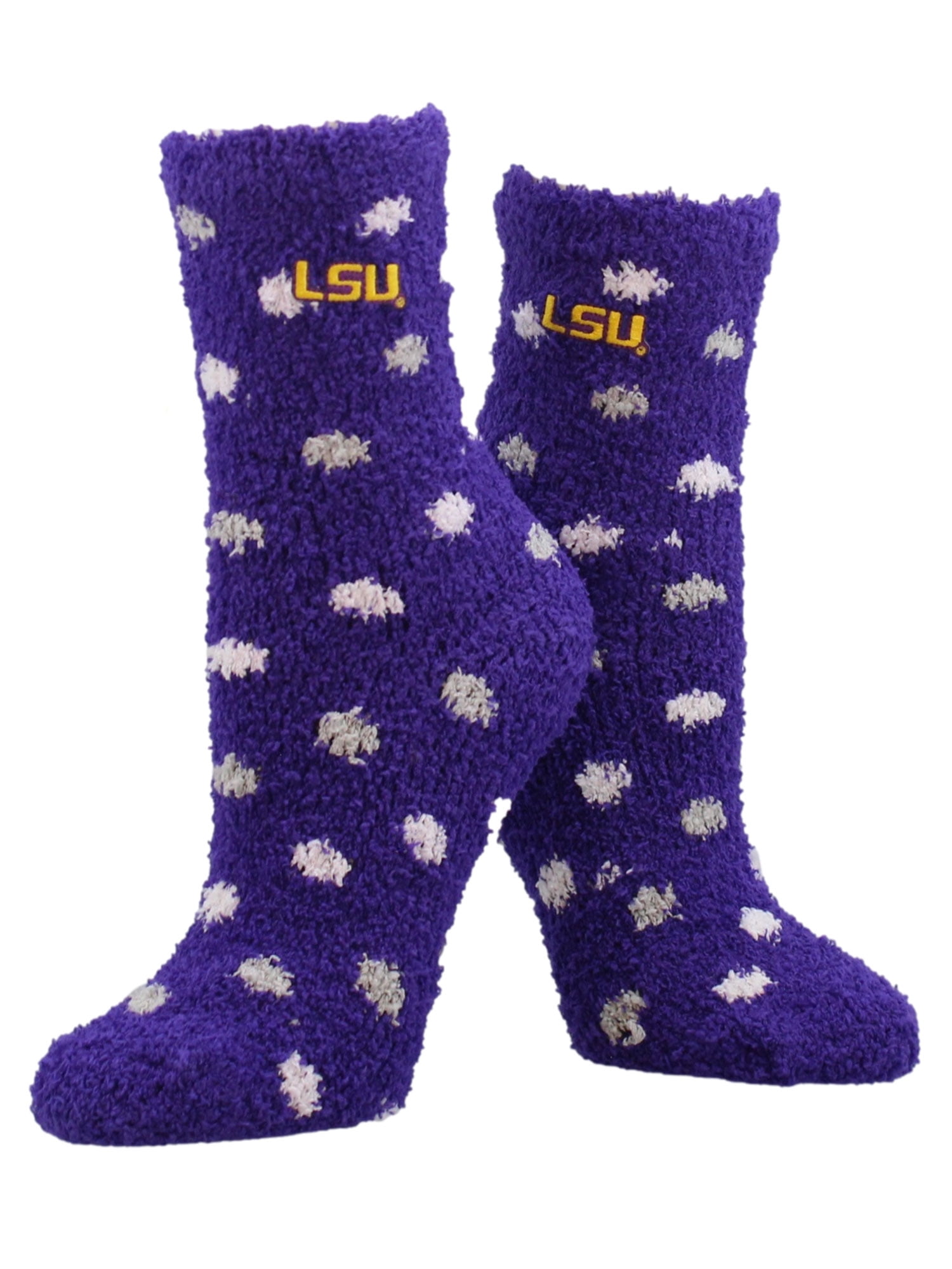 NCAA College Fuzzy Socks For Women & Men, Warm and Cozy Socks Womens ...