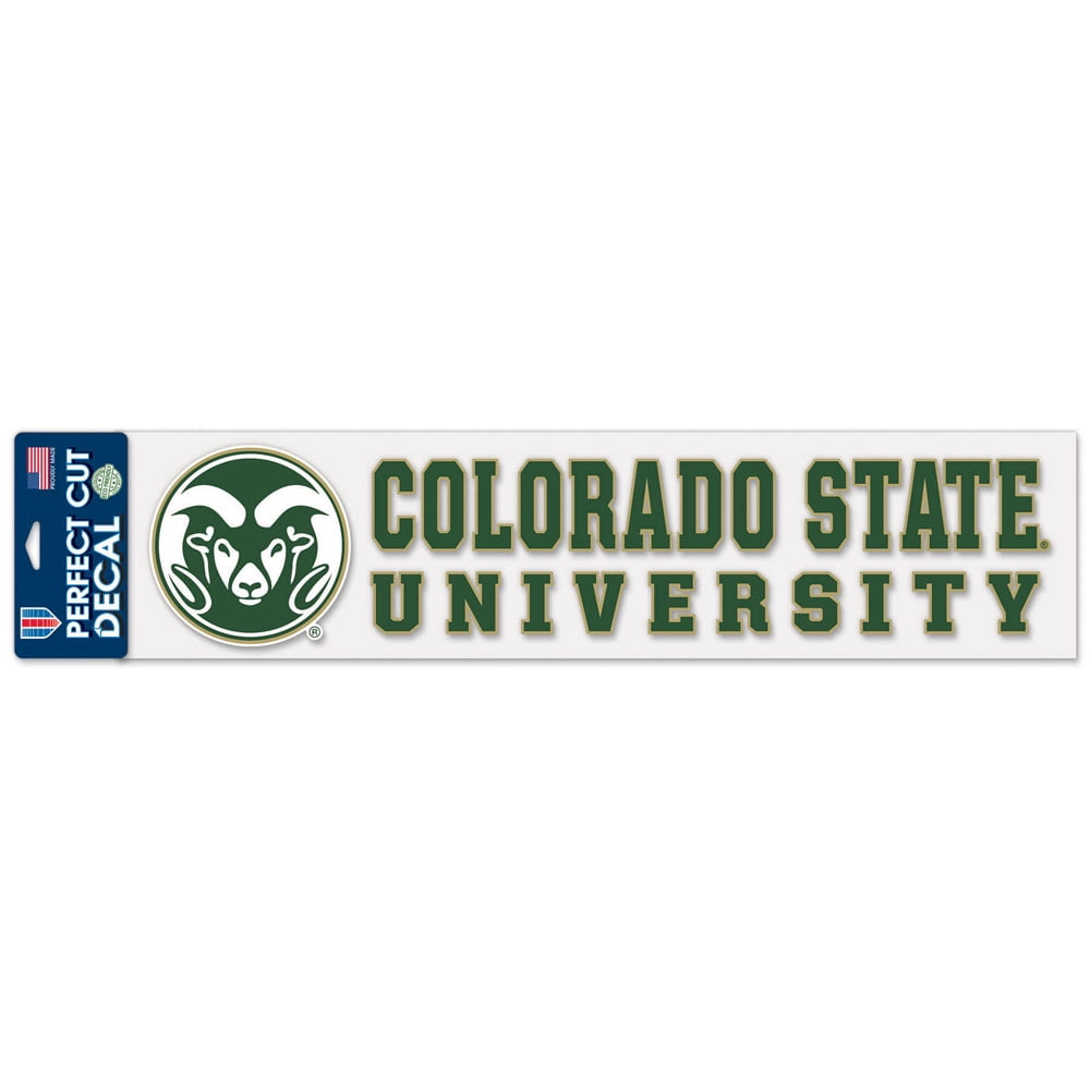 NCAA Colorado State Prime 4" x 17" Perfect Cut Decal - Walmart.com