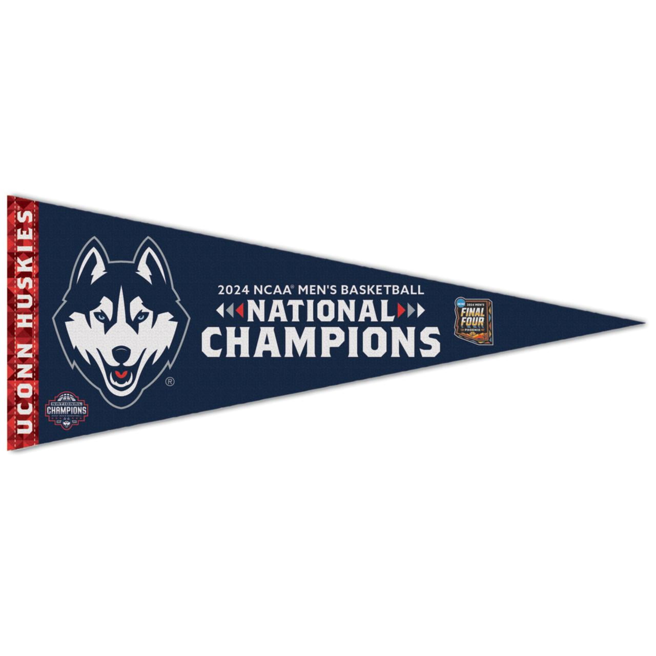 NCAA Connecticut Huskies 2024 Men's Final Four Champion 12" x 30 ...