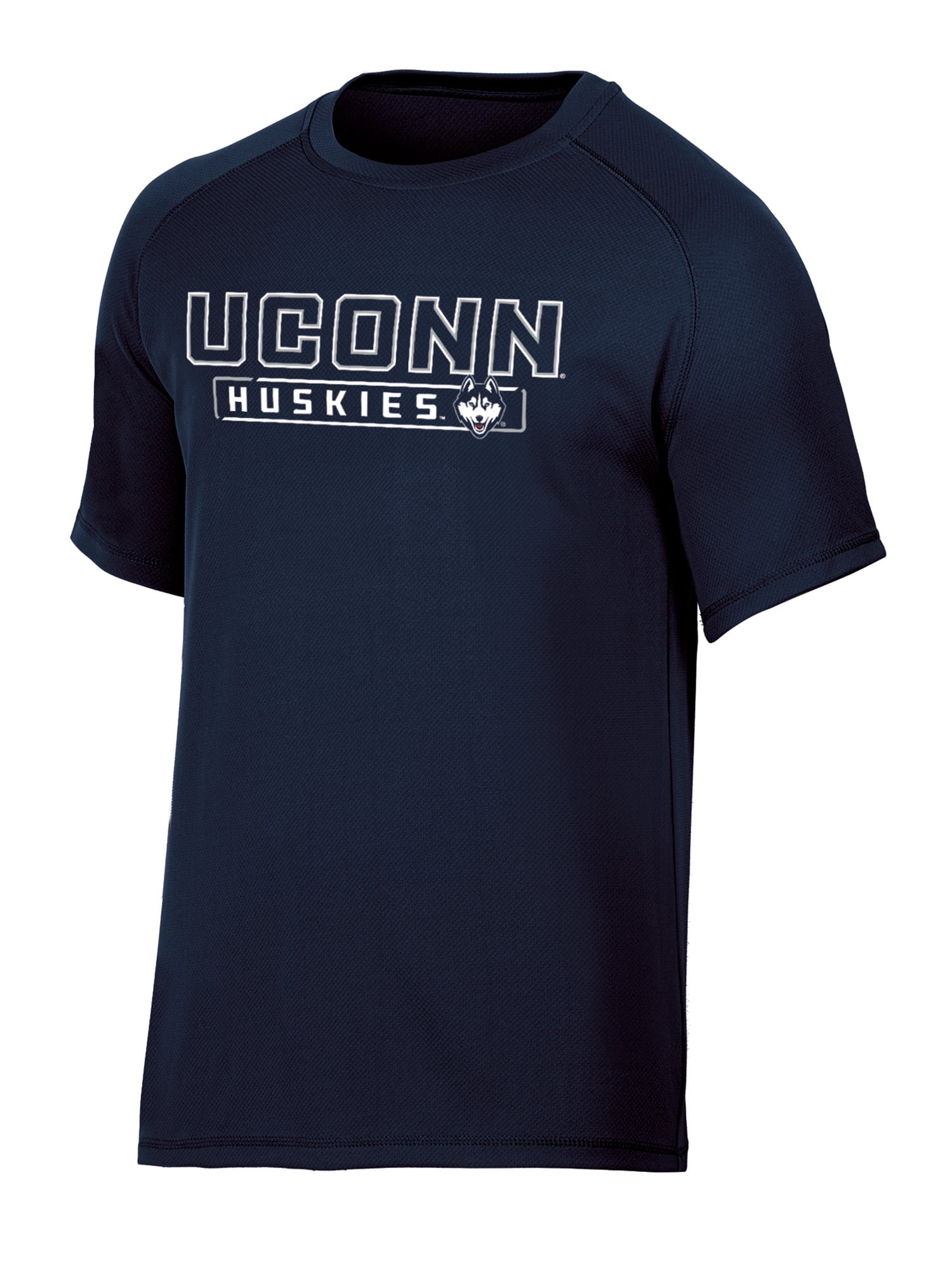 NCAA Connecticut Huskies Mens Primry Color Synthetic Crew Short Sleeve ...