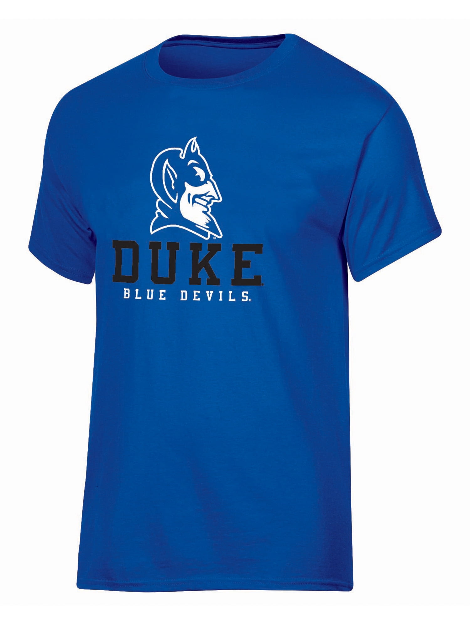NCAA DUKE BLUE DEVILS Mens Primry Color Cotton SS TEE Logo Over Name ...