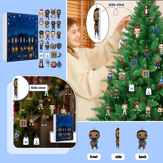 NCAA Duke Blue Devils 24-Day Advent Calendar, Basketball Team ...