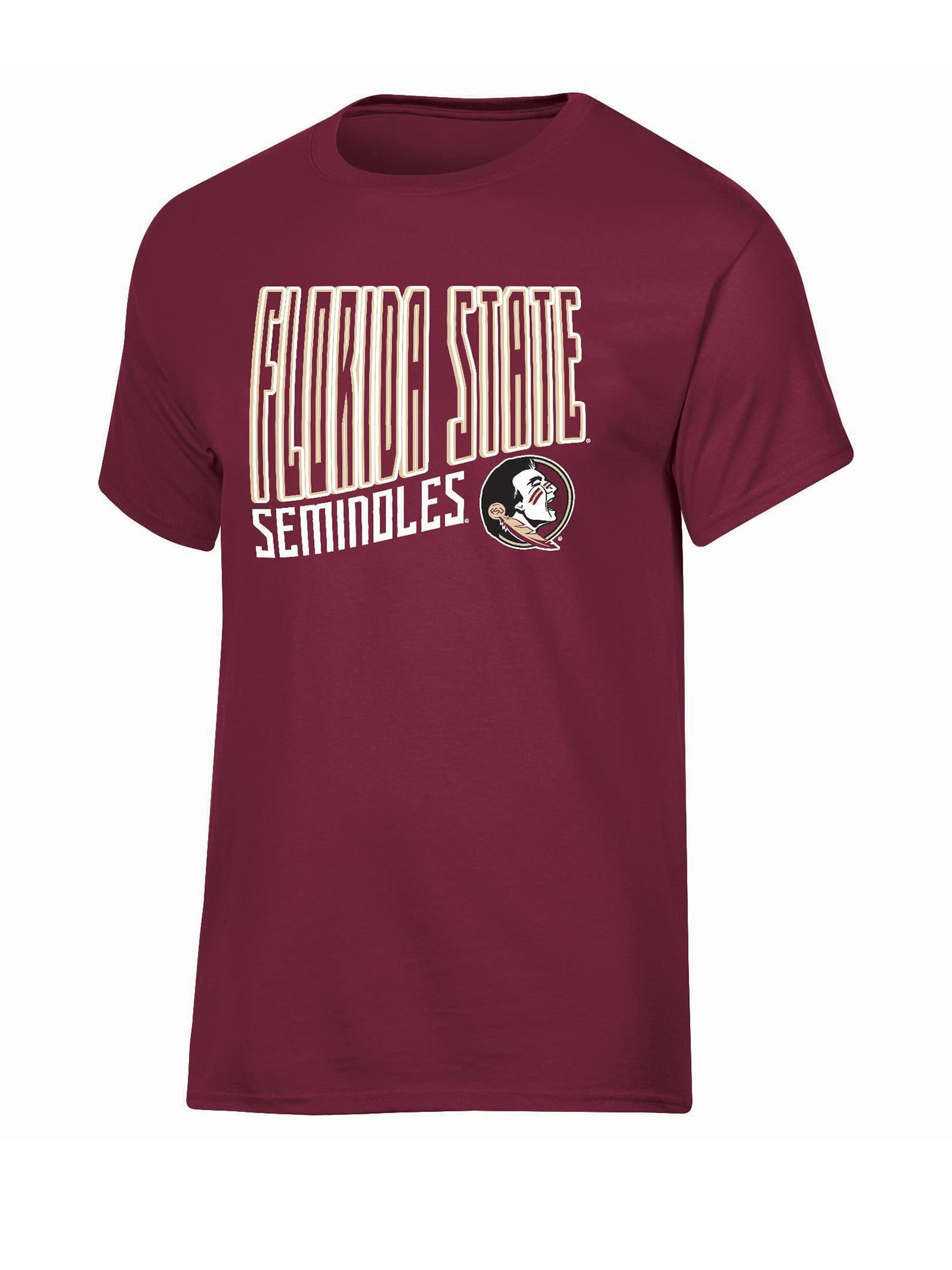 NCAA FLORIDA STATE Mens Primry Color Cotton SS TEE Wave Font OPP ...