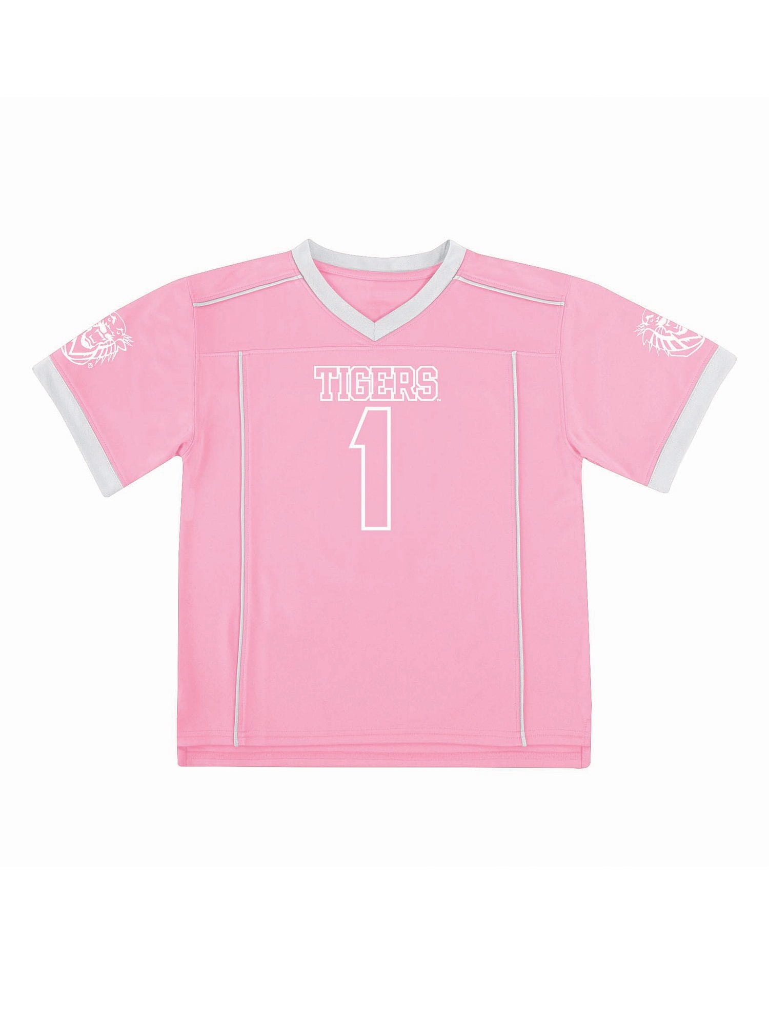 NCAA FORT HAYS ST TIGERS Infant Pink Color Synthetic JSY Fashion Girls ...