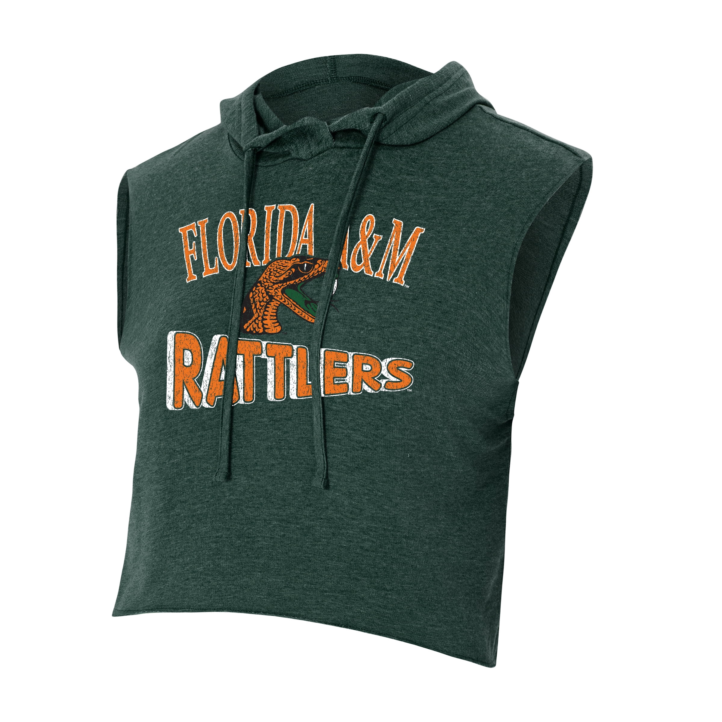 NCAA Florida A&M Rattlers Womens Team Color Muscle Hood - Walmart.com