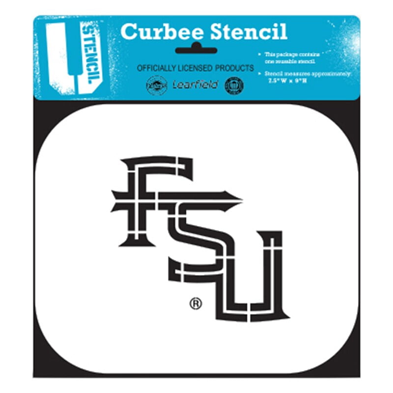 NCAA Florida State Seminoles Collegiate 'FSU' Curbee Stencil - Walmart.com