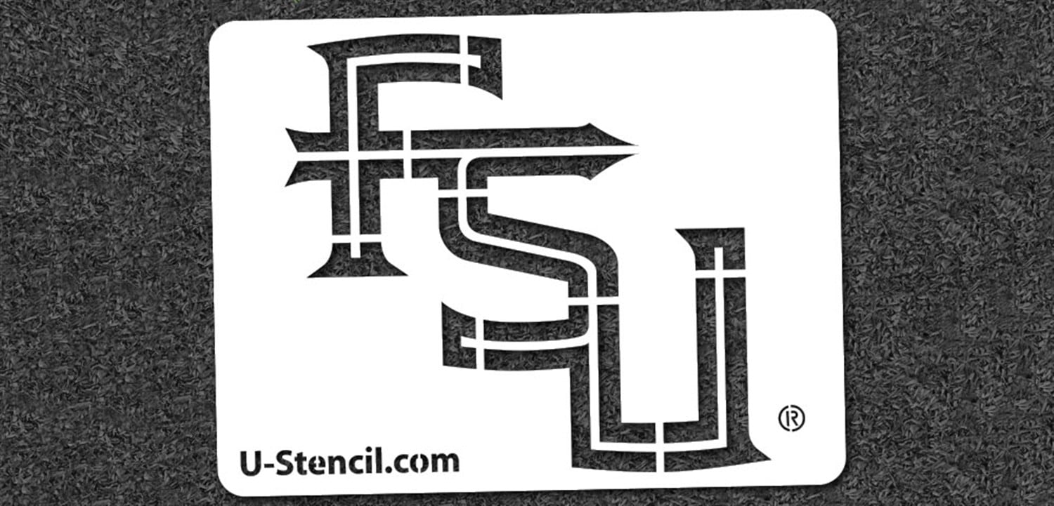 NCAA Florida State Seminoles Collegiate 'FSU' Mini Stencil Kit ...