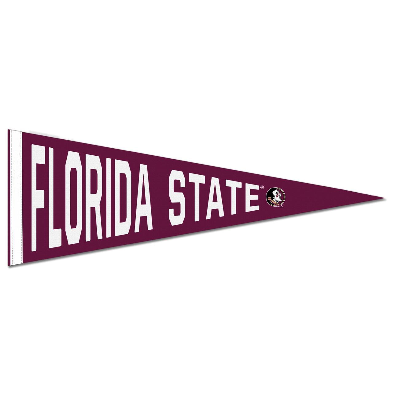 WinCraft NCAA Florida State Team 9" x 24" Premium Pennant - Walmart.com