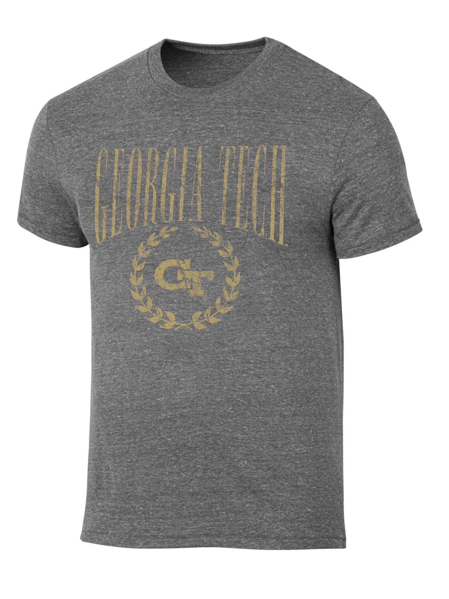 NCAA GEORGIA TECH Mens Grey Color Triblend SS TEE Laurel Faded ...