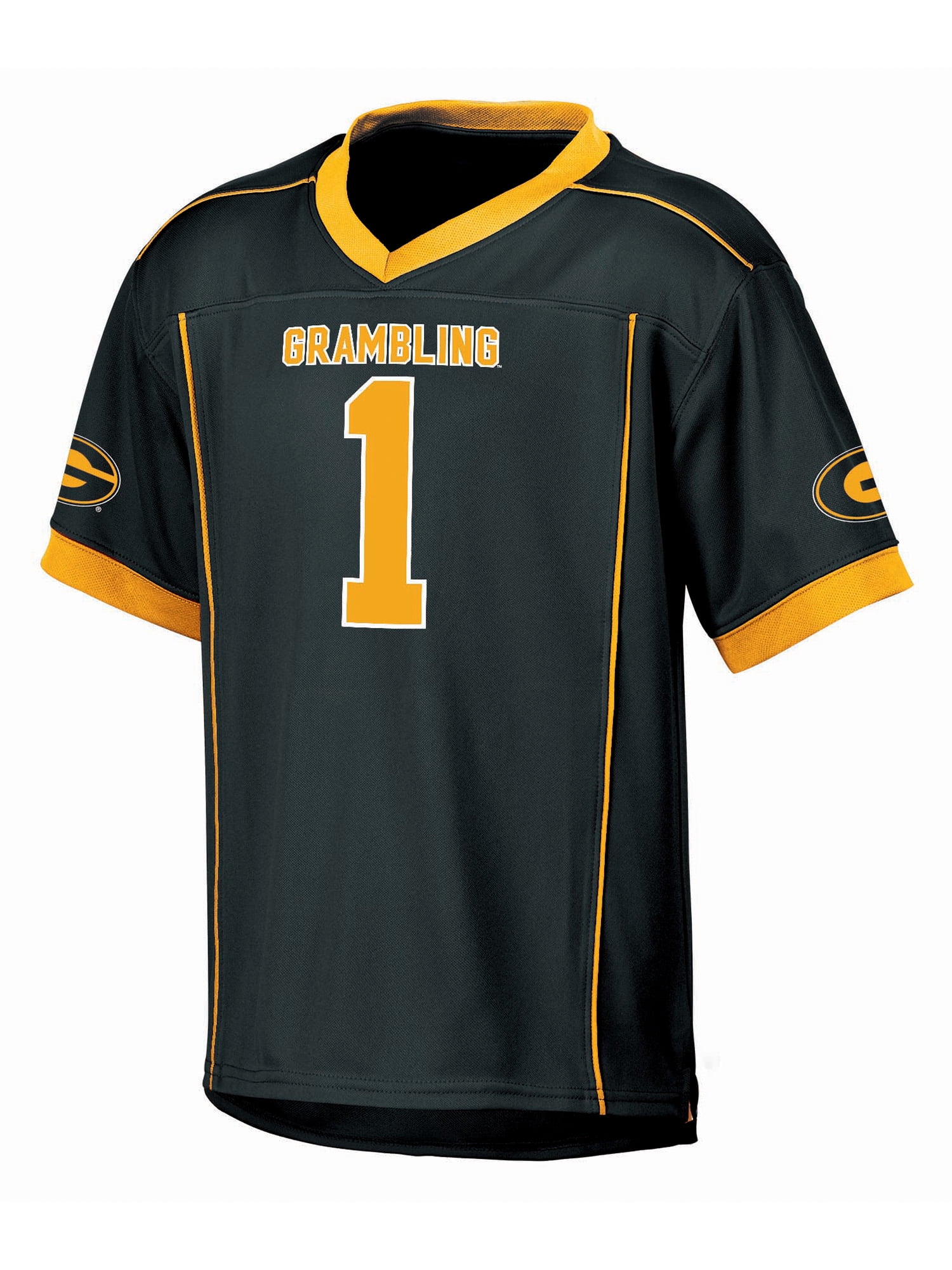 NCAA GRAMBLING STATE Boys Primry Color Synthetic JSY Football - Walmart.com
