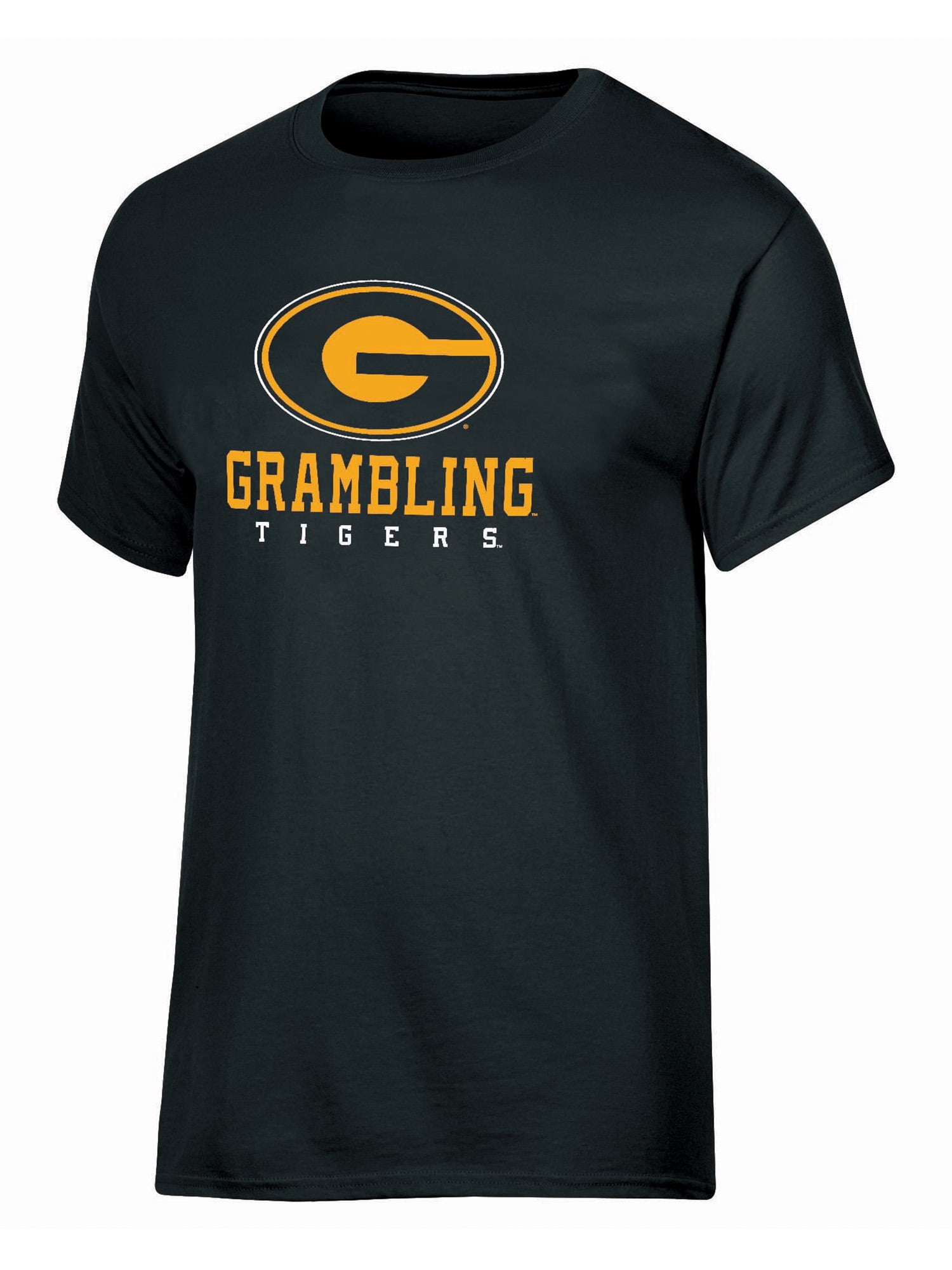 NCAA GRAMBLING STATE Mens Primry Color Cotton SS TEE Logo Over Name OPP ...