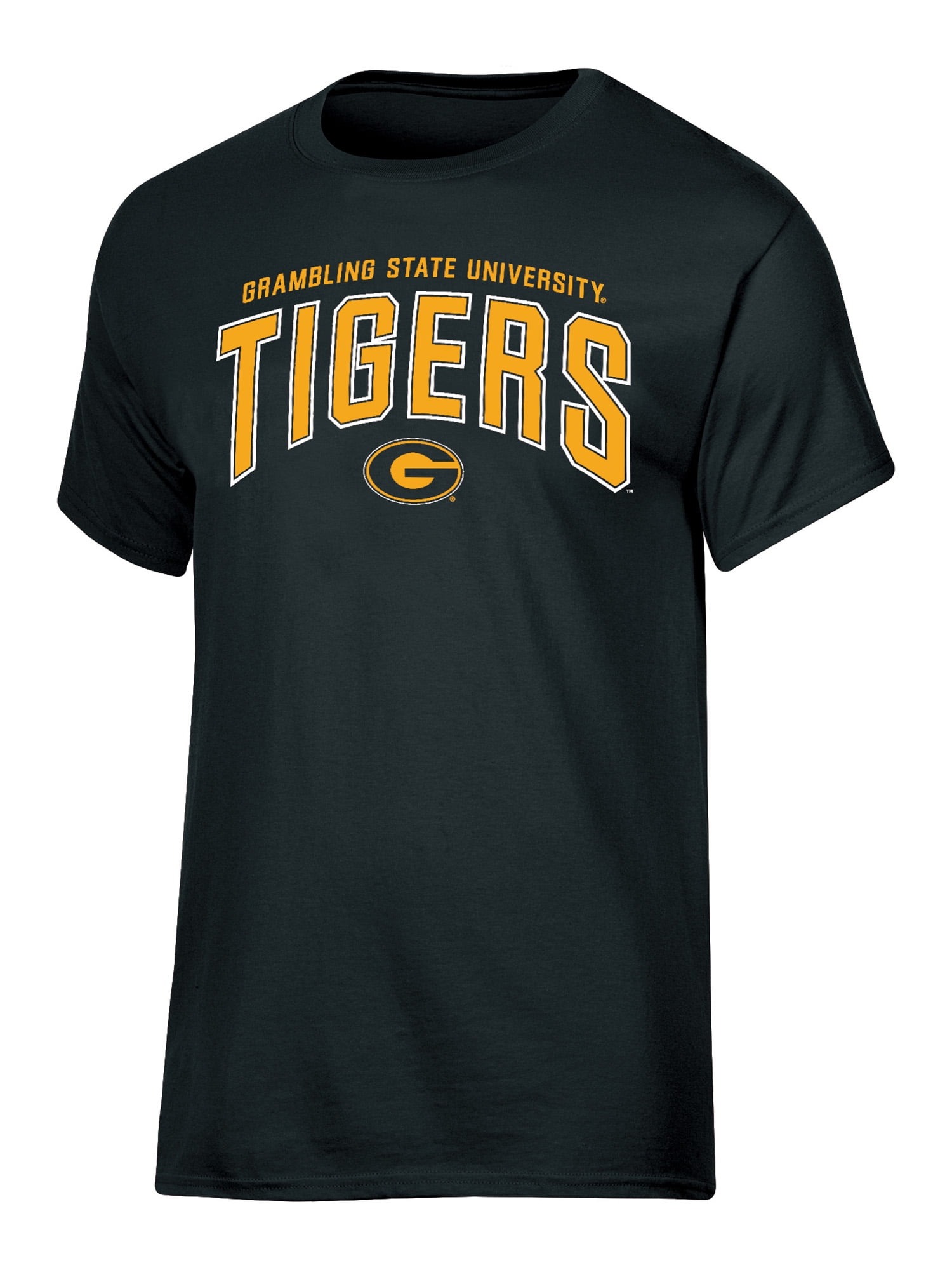 NCAA GRAMBLING STATE Mens Primry Color Cotton SS TEE Msct Over OPP ...