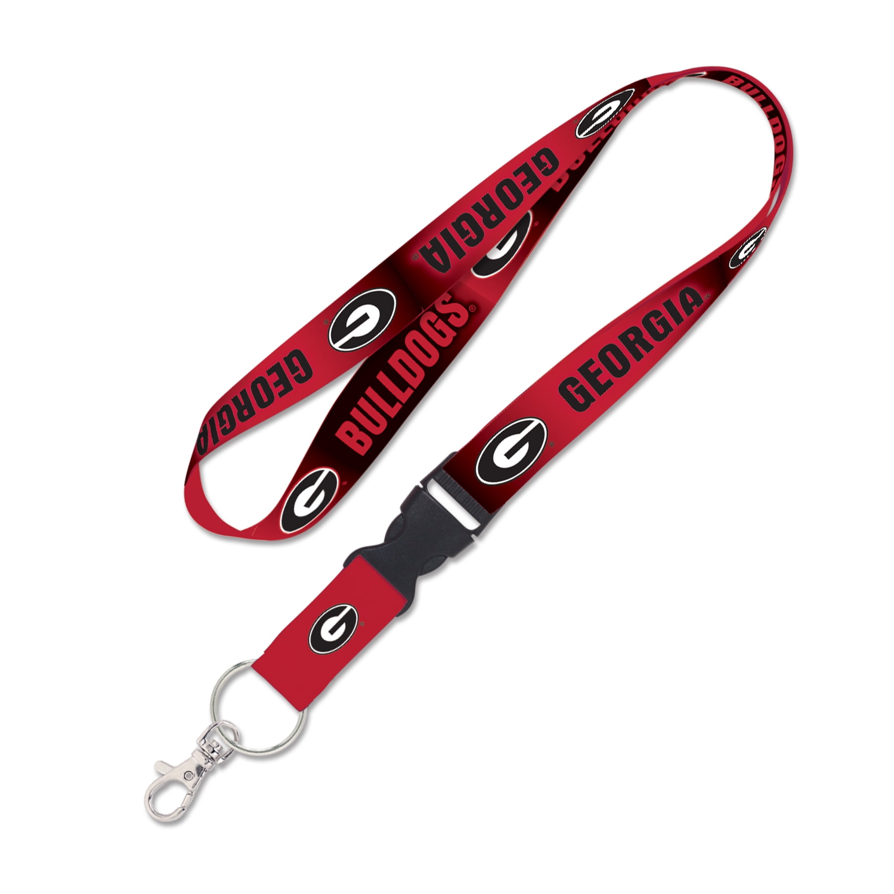 NCAA Georgia Bulldogs Prime 1" Reversible Lanyard with Buckle - Walmart.com