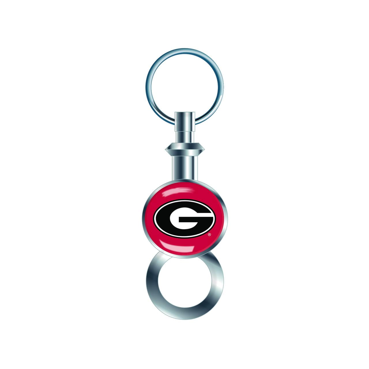 NCAA Georgia Bulldogs Team Valet Metal Keychain - Walmart.com