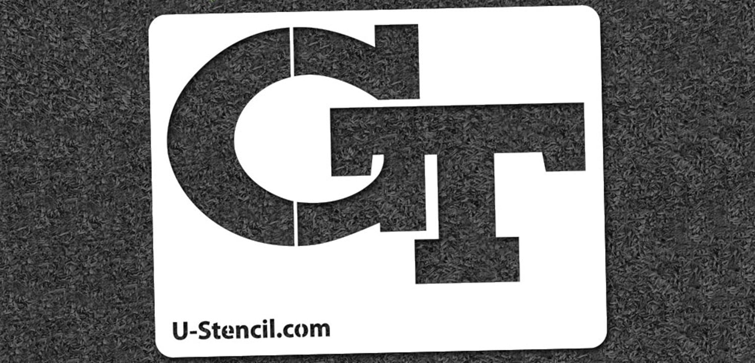 NCAA Georgia Tech Yellow Jackets Collegiate 'GT' Mini Stencil Kit ...