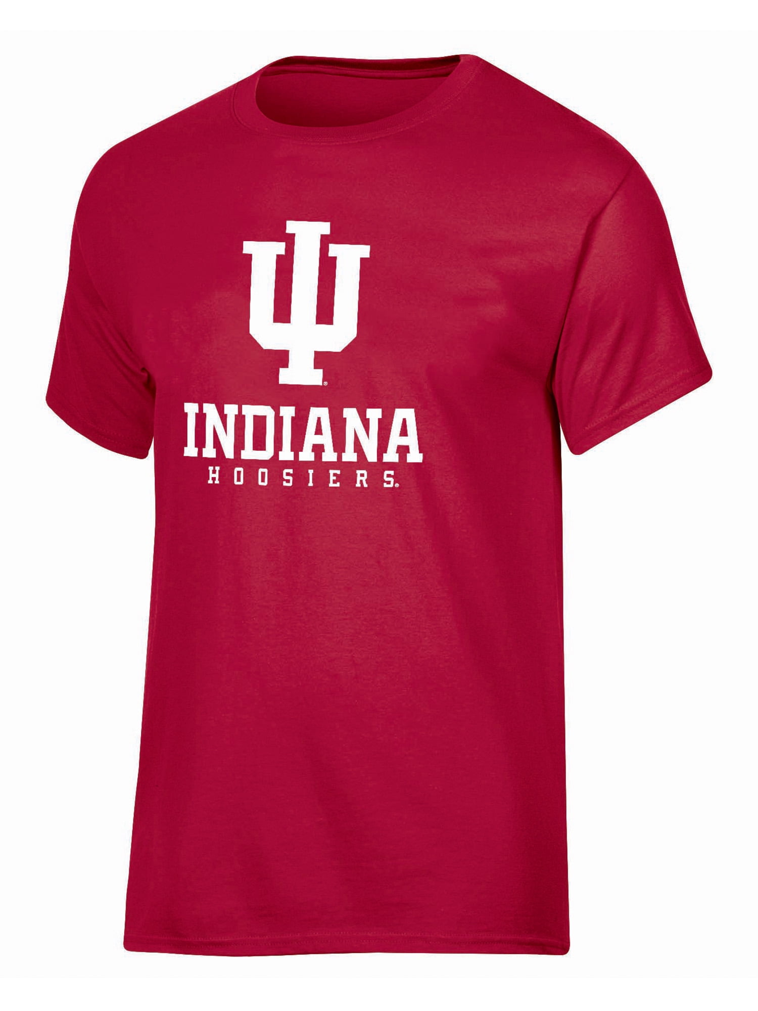NCAA INDIANA Mens Primry Color Cotton SS TEE Logo Over Name OPP ...