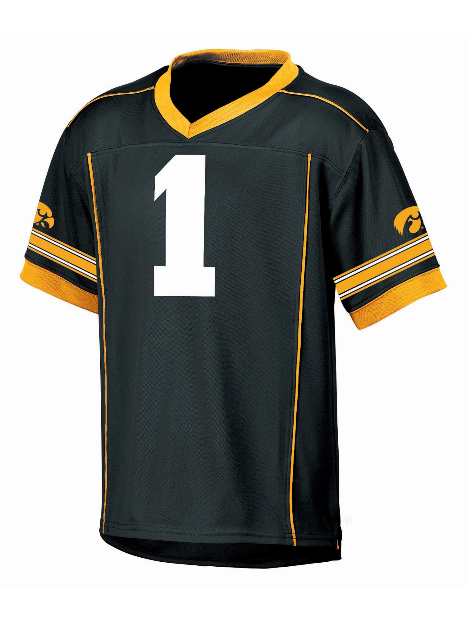 NCAA IOWA HAWKEYES Boys Primry Color Synthetic JSY Football - Walmart.com