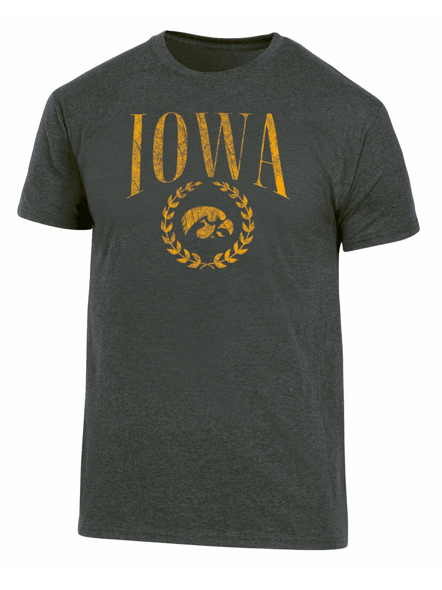 NCAA IOWA HAWKEYES Mens Primry Color Triblend SS TEE Laurel - Walmart.com