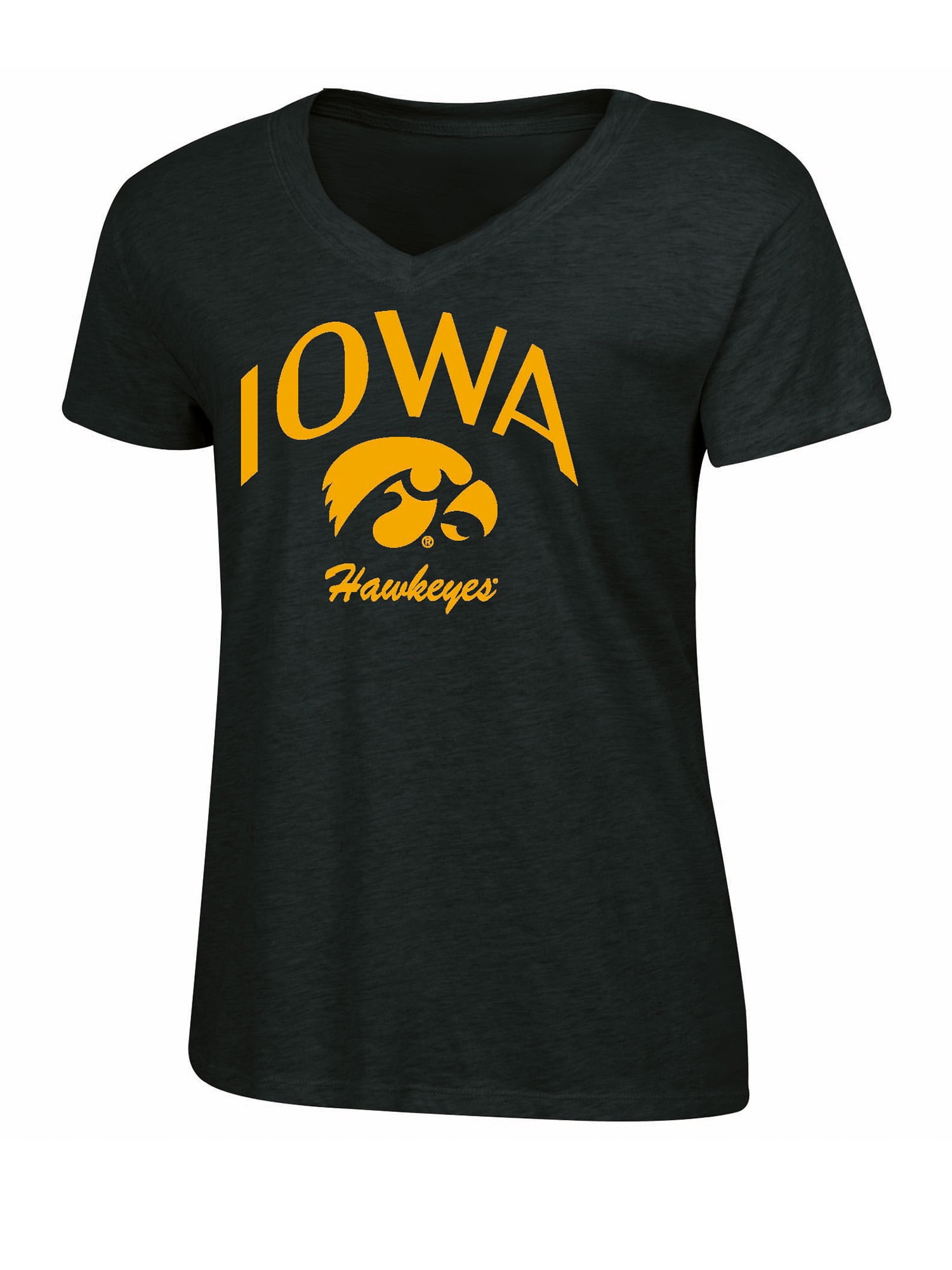NCAA IOWA HAWKEYES Womens Primry Color Cotton SS TEE Chain Arch Over ...
