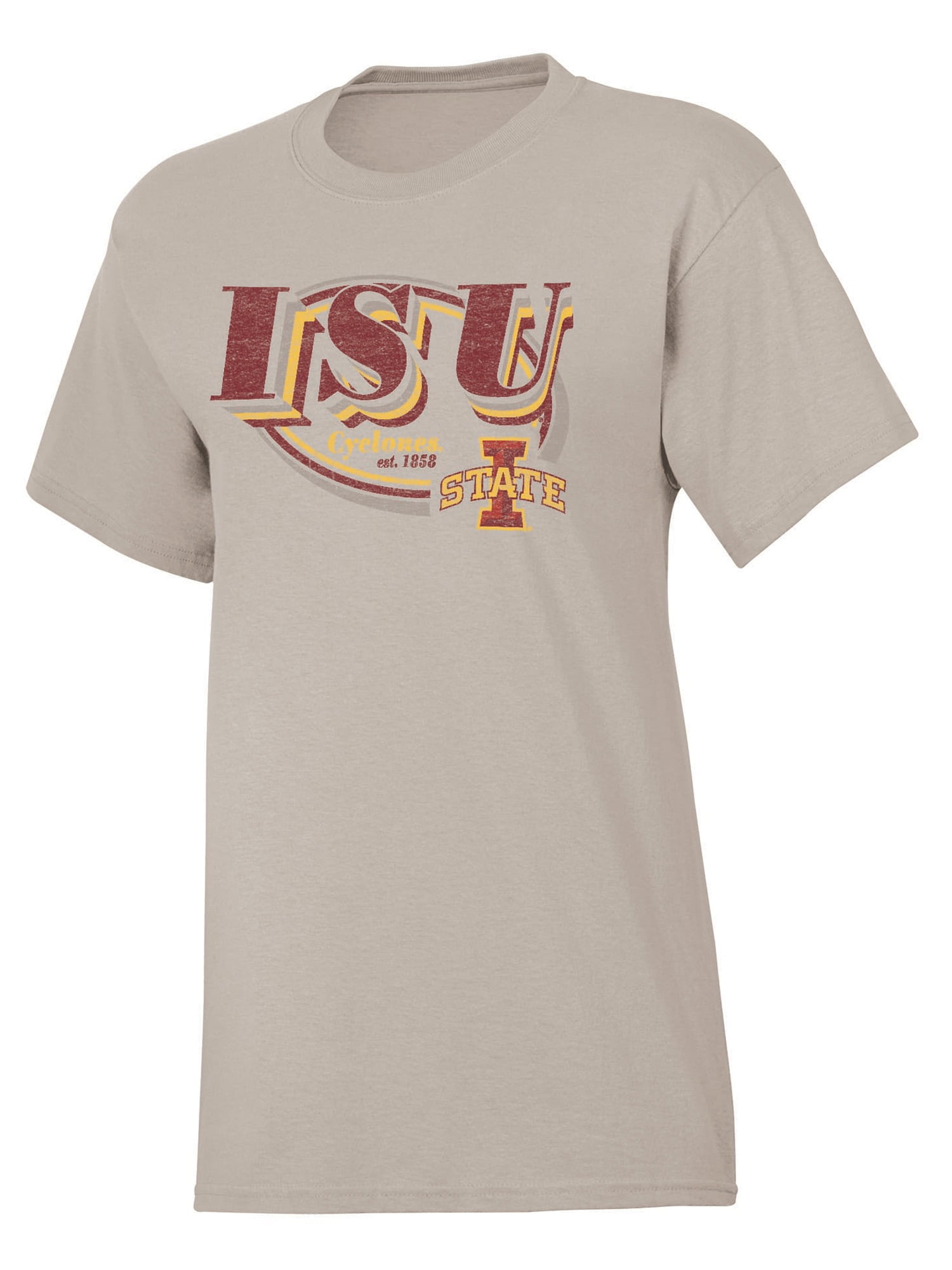 NCAA IOWA STATE SS TEE Tan Logo Tee MENS SIZE S - Walmart.com