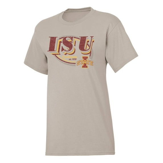 NCAA IOWA STATE SS TEE Tan Logo Tee MENS SIZE S - Walmart.com