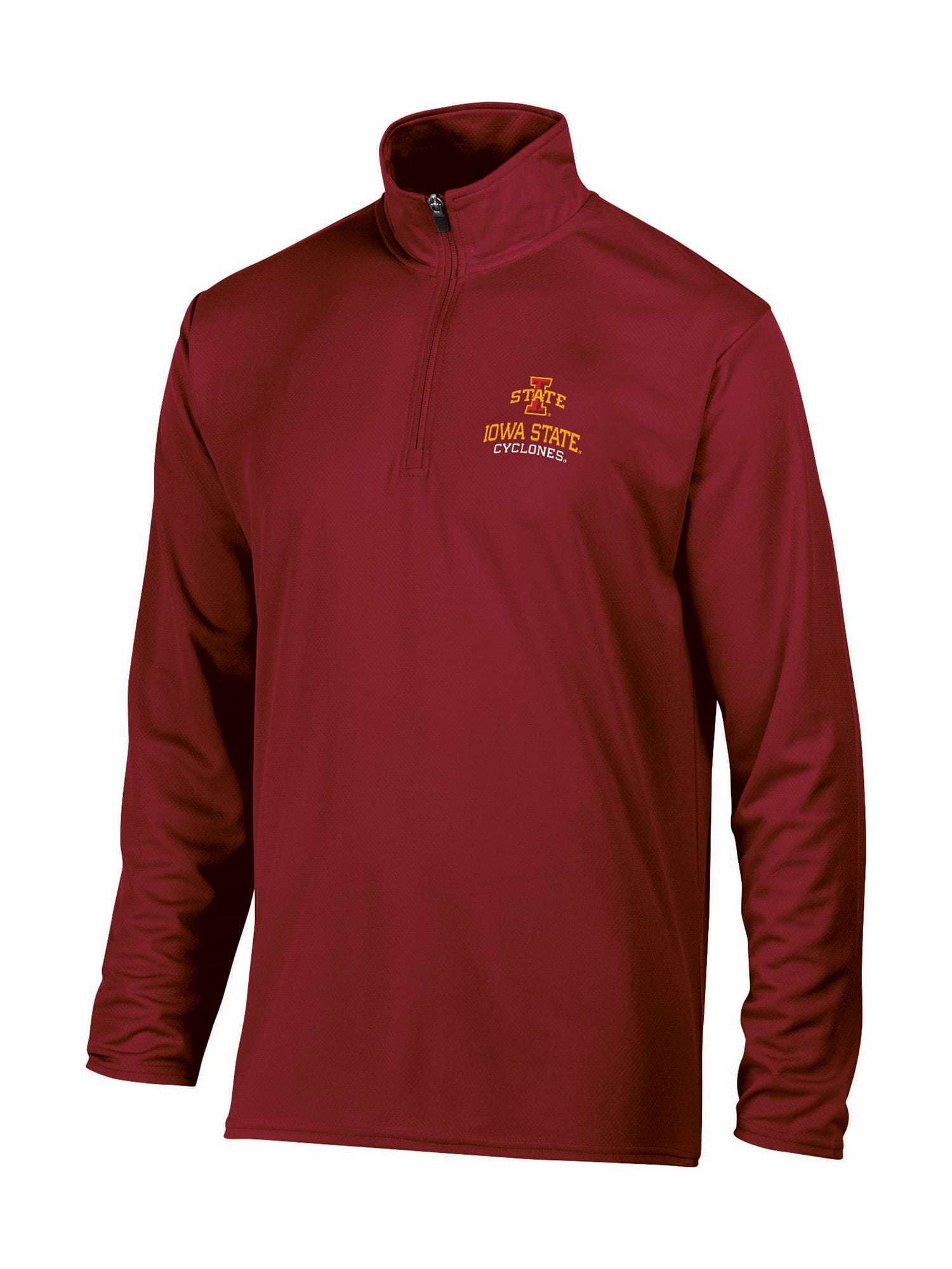 NCAA Iowa State Mens Primry Color Synthetic Quarter Zip Long Sleeve ...