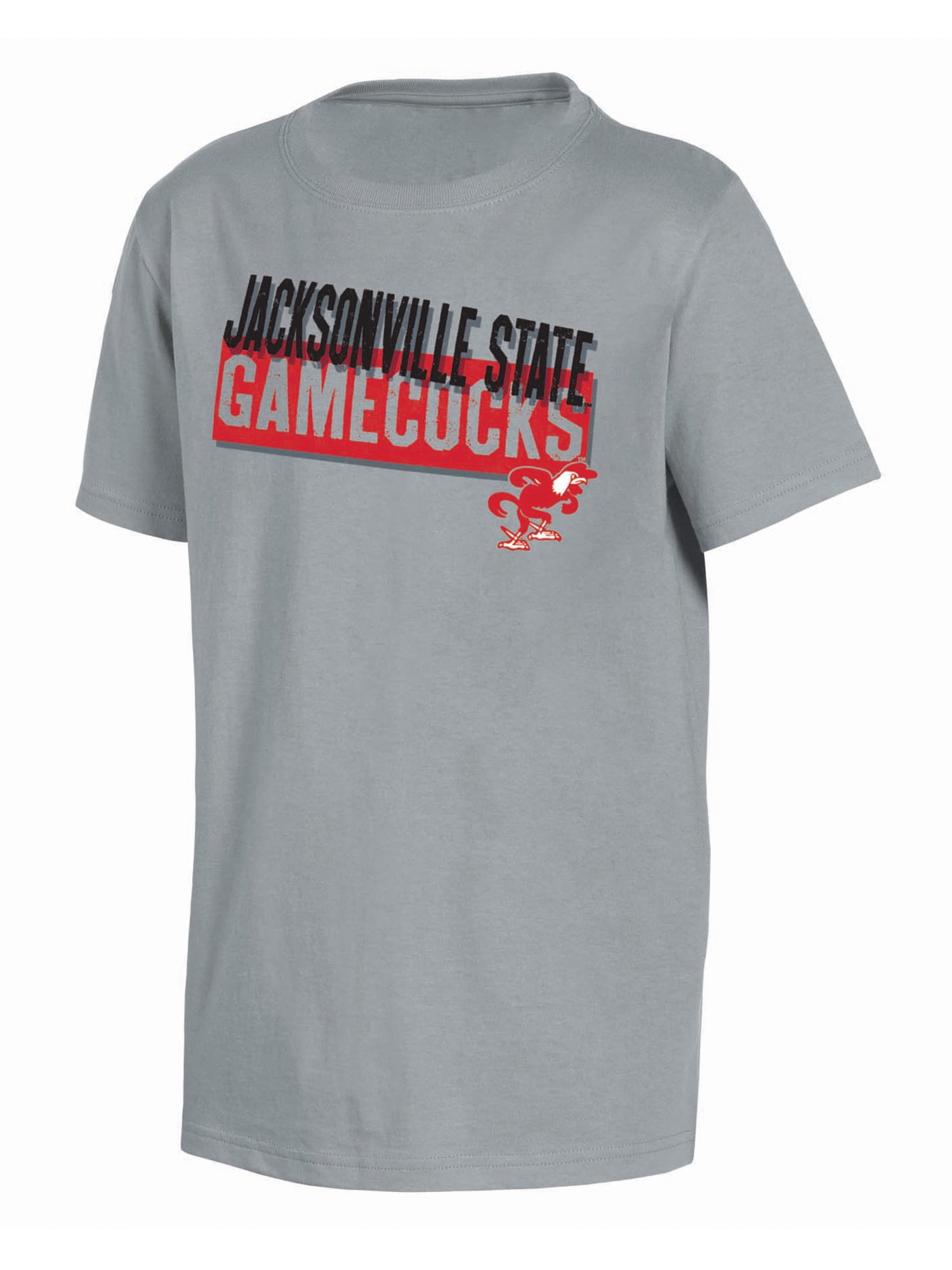 NCAA JACKSONVILLE STATE Boys Grey Color Cotton SS TEE Down Diag OPP ...