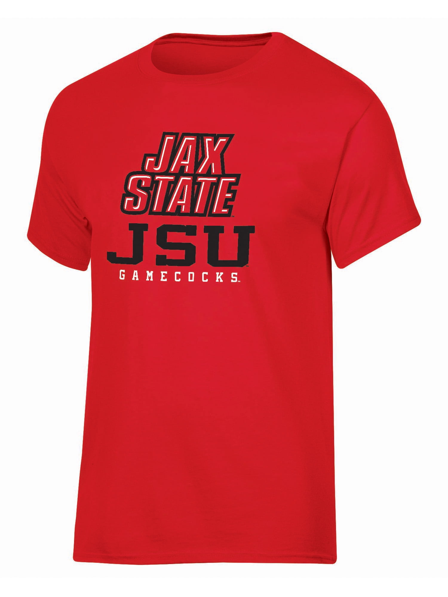 NCAA JACKSONVILLE STATE Mens Primry Color Cotton SS TEE Logo Over Name ...