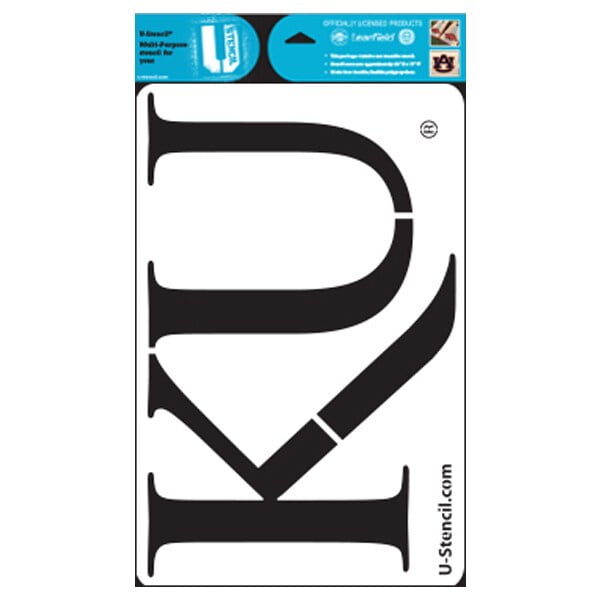 NCAA Kansas Jayhawks Collegiate 'KU' Multi-Purpose Stencil - Walmart.com