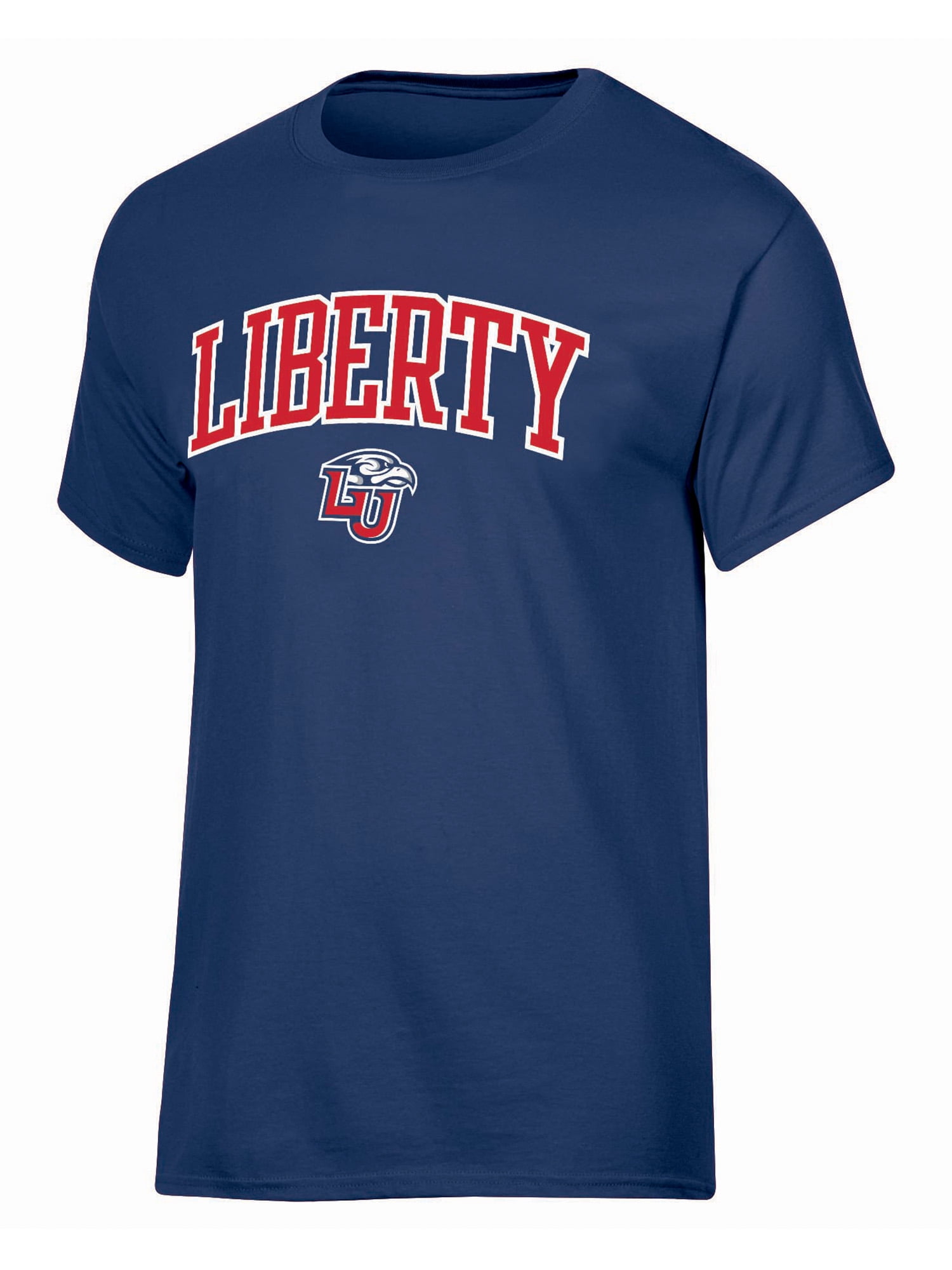 NCAA LIBERTY FLAMES Mens Primry Color Cotton SS TEE Arch Over OPP ...