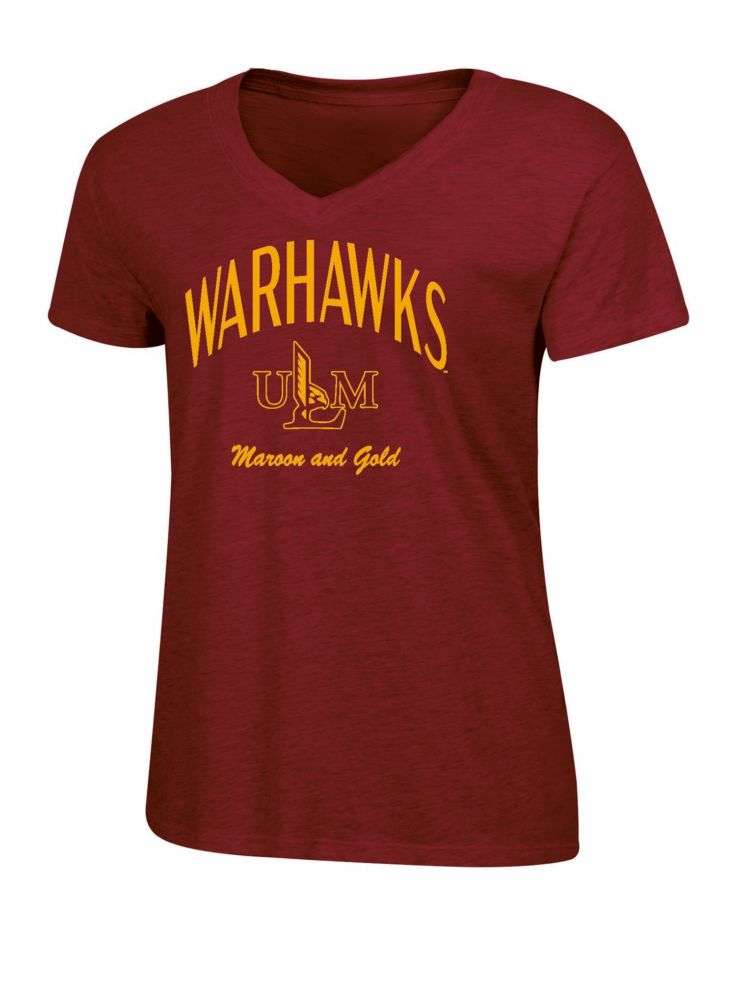 NCAA LOUISIANA MONROE Womens Primry Color Cotton SS TEE Chain Arch Over ...