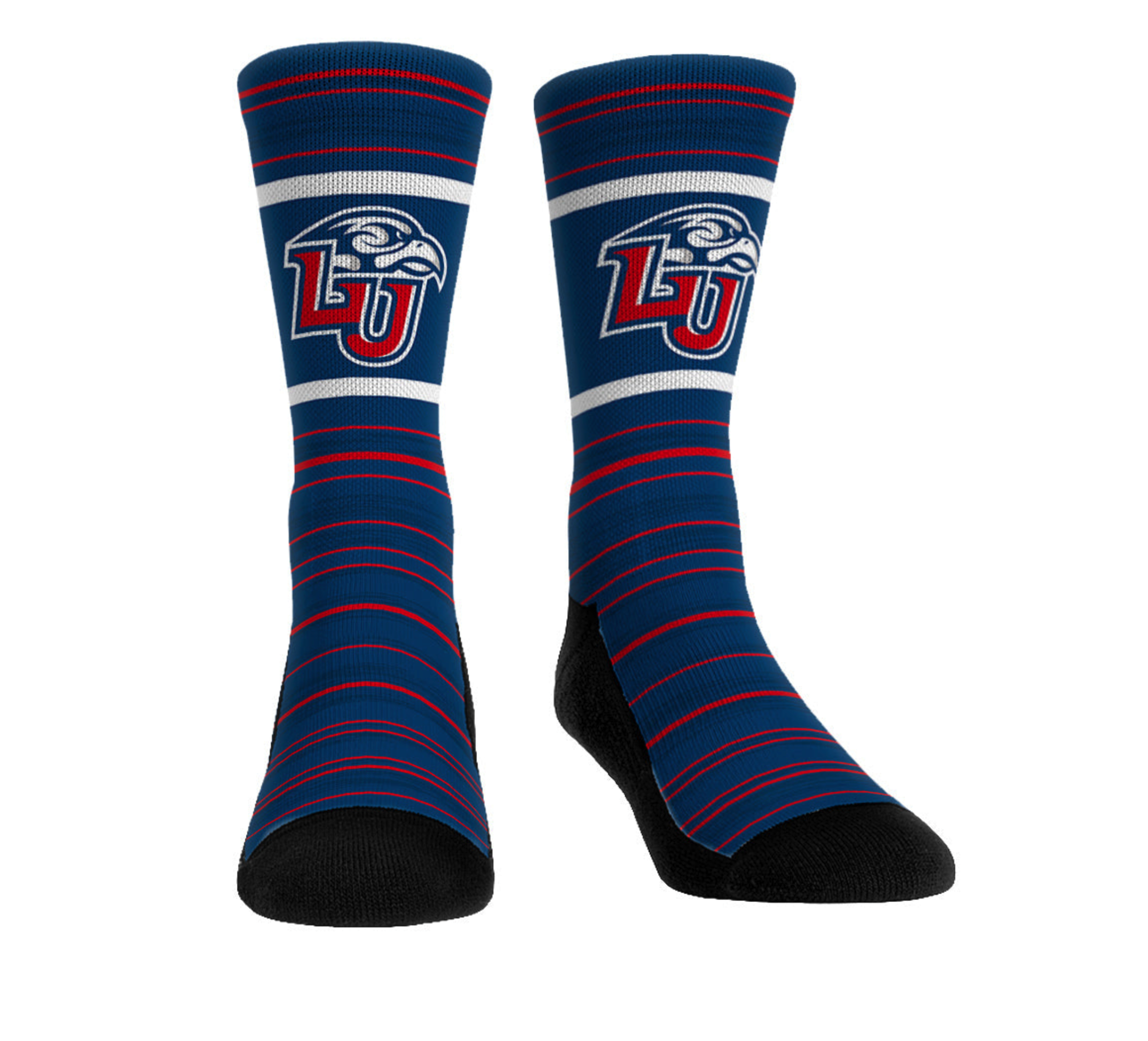 NCAA Liberty Flames - Classic Lines Rock 'Em Socks (S-M) - Walmart.com