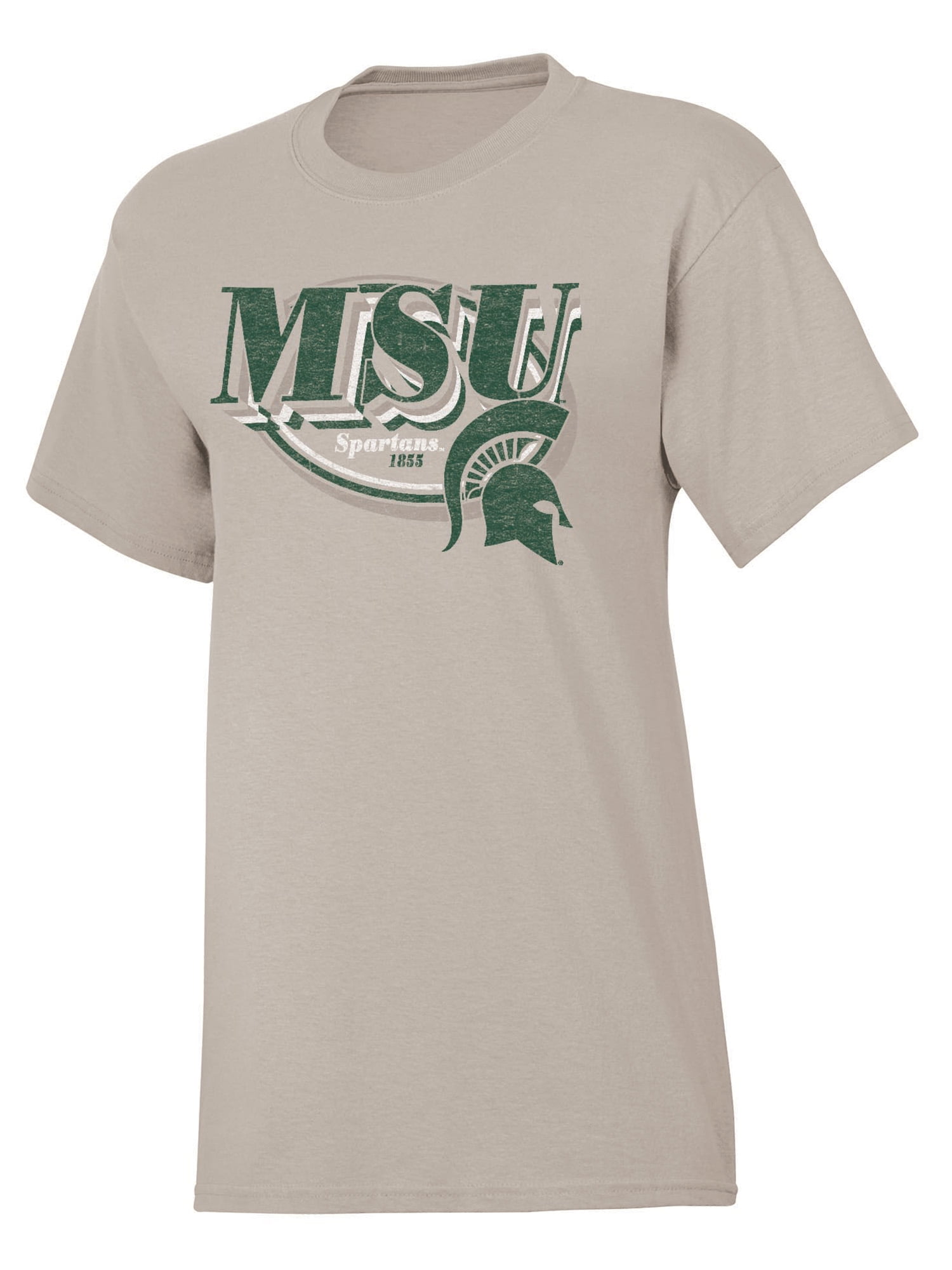 NCAA MICHIGAN STATE SS TEE Tan Logo Tee MENS SIZE M - Walmart.com