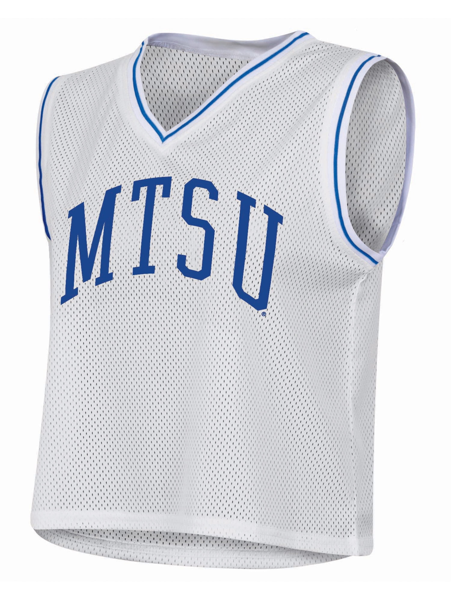 NCAA MIDDLE TENNESSEE ST Womens White Color Synthetic TNK Arch Cropped - Walmart.com